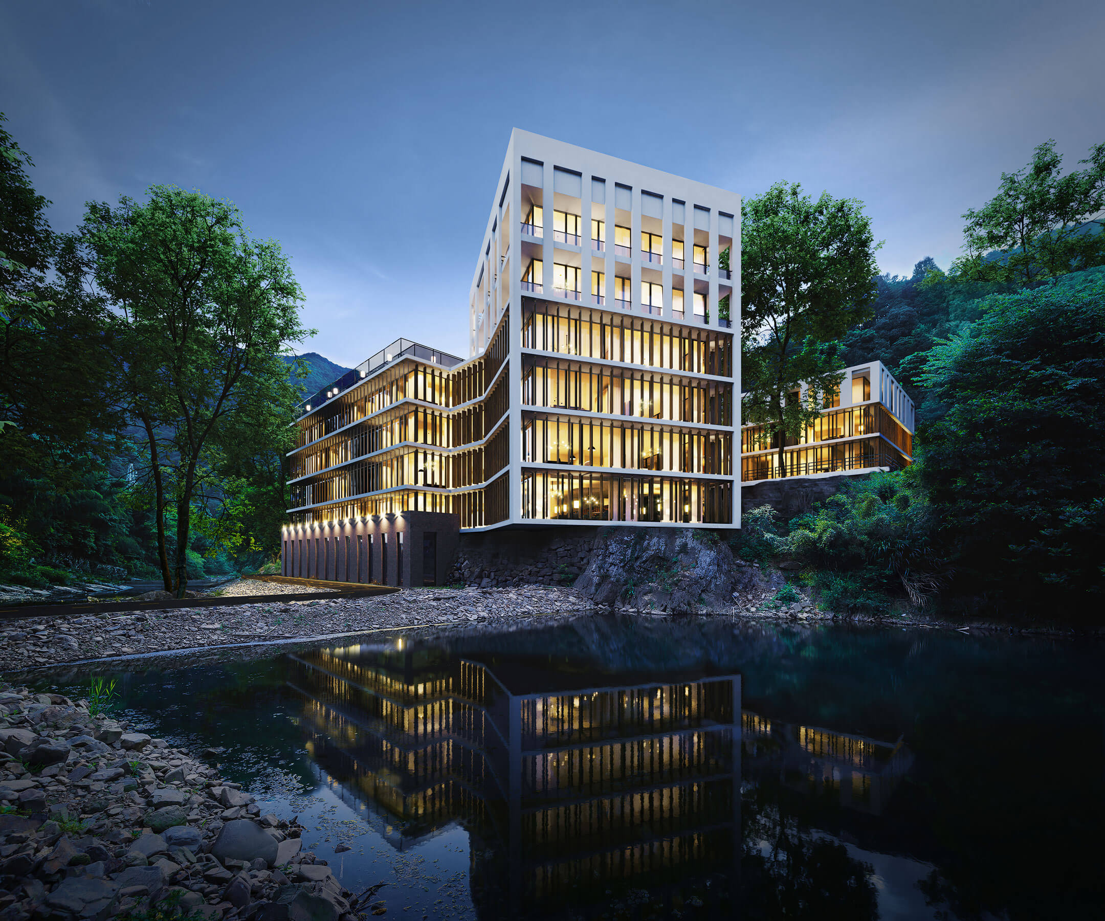 Exterior 3D Visualization for Colorado Project by Archicgi - Architizer