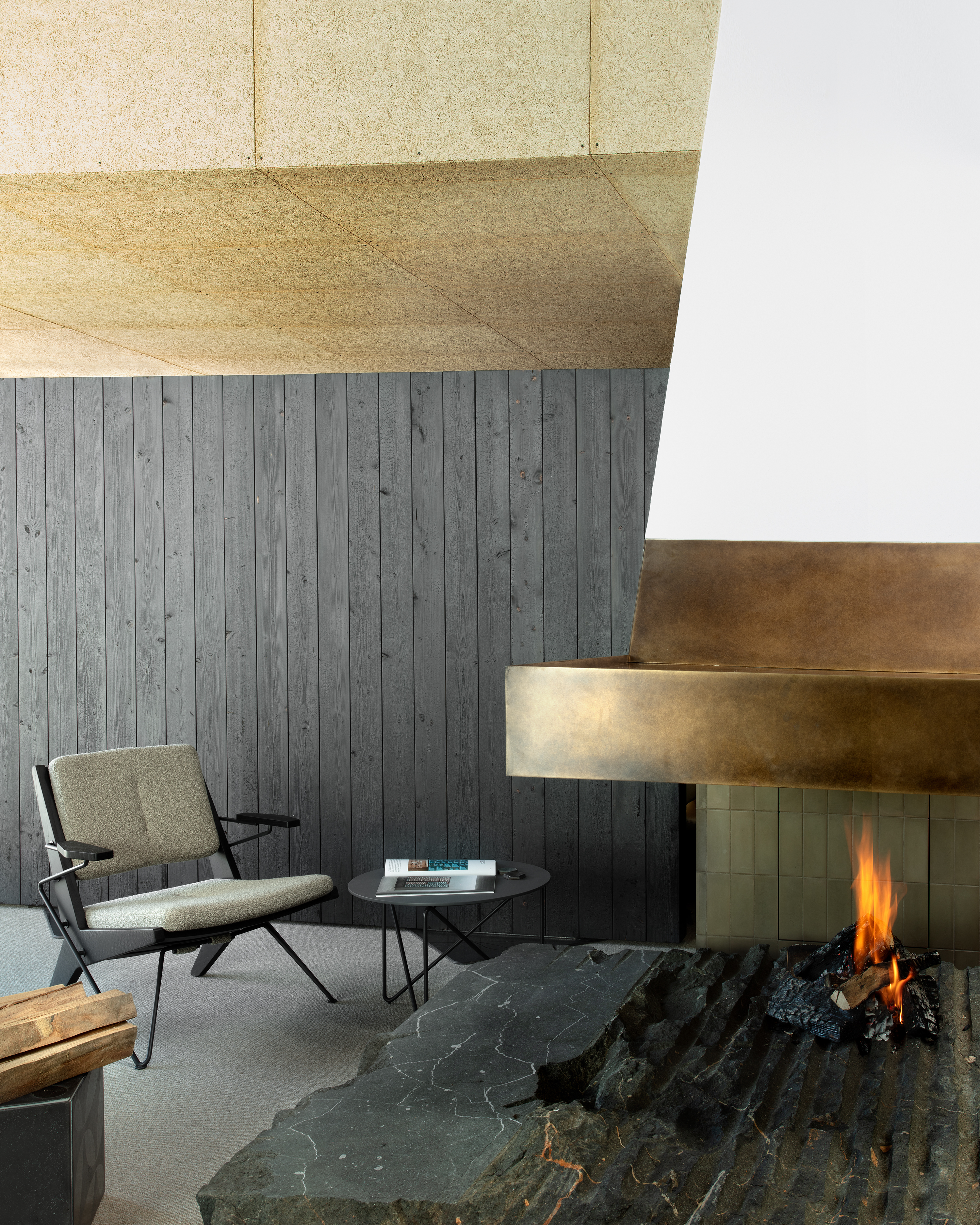 FIREPLACE - Showroom for a stove maker by Messner Architects - Architizer