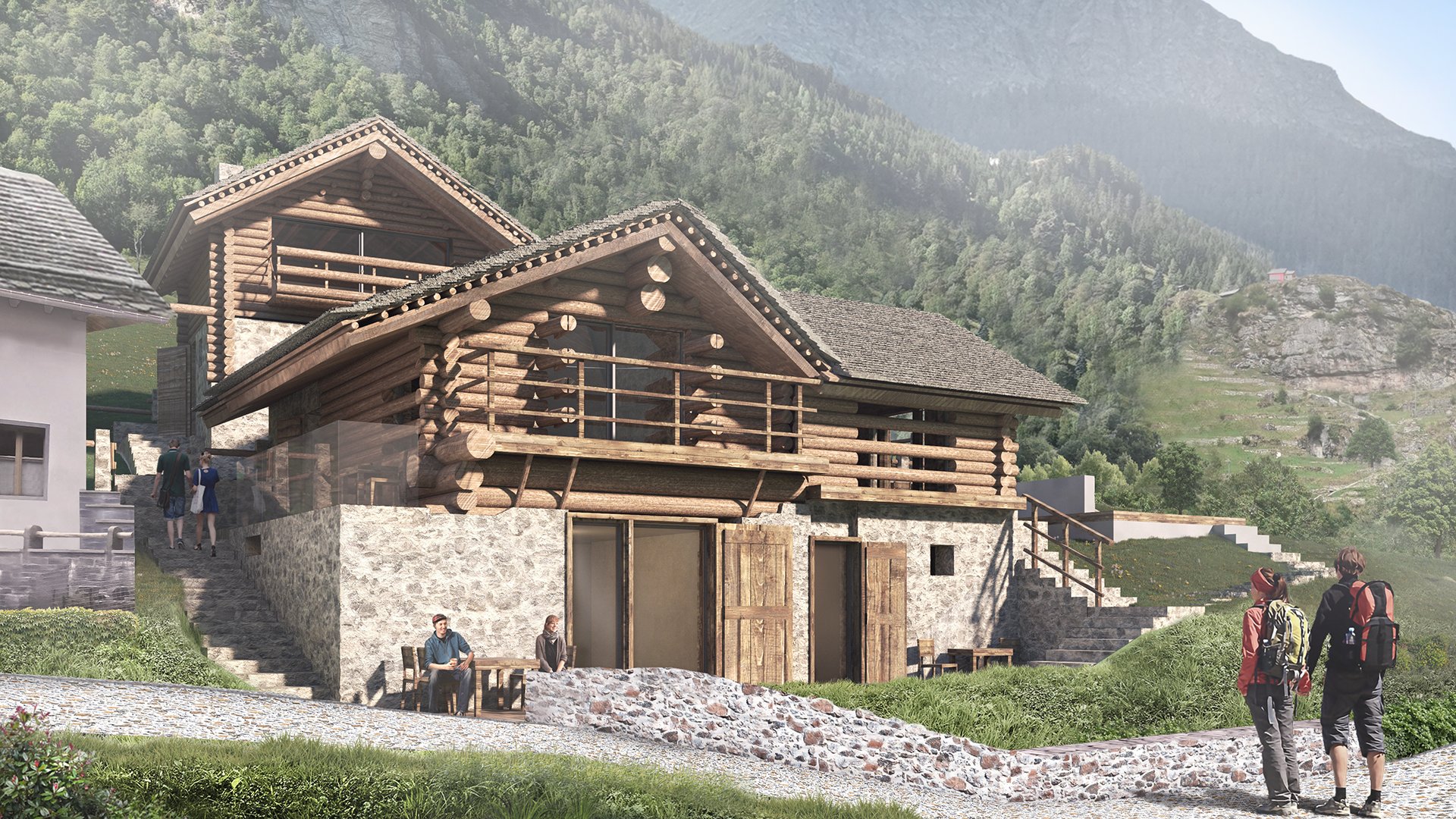 Revitalization of historic buildings in Switzerland by BXB studio ...