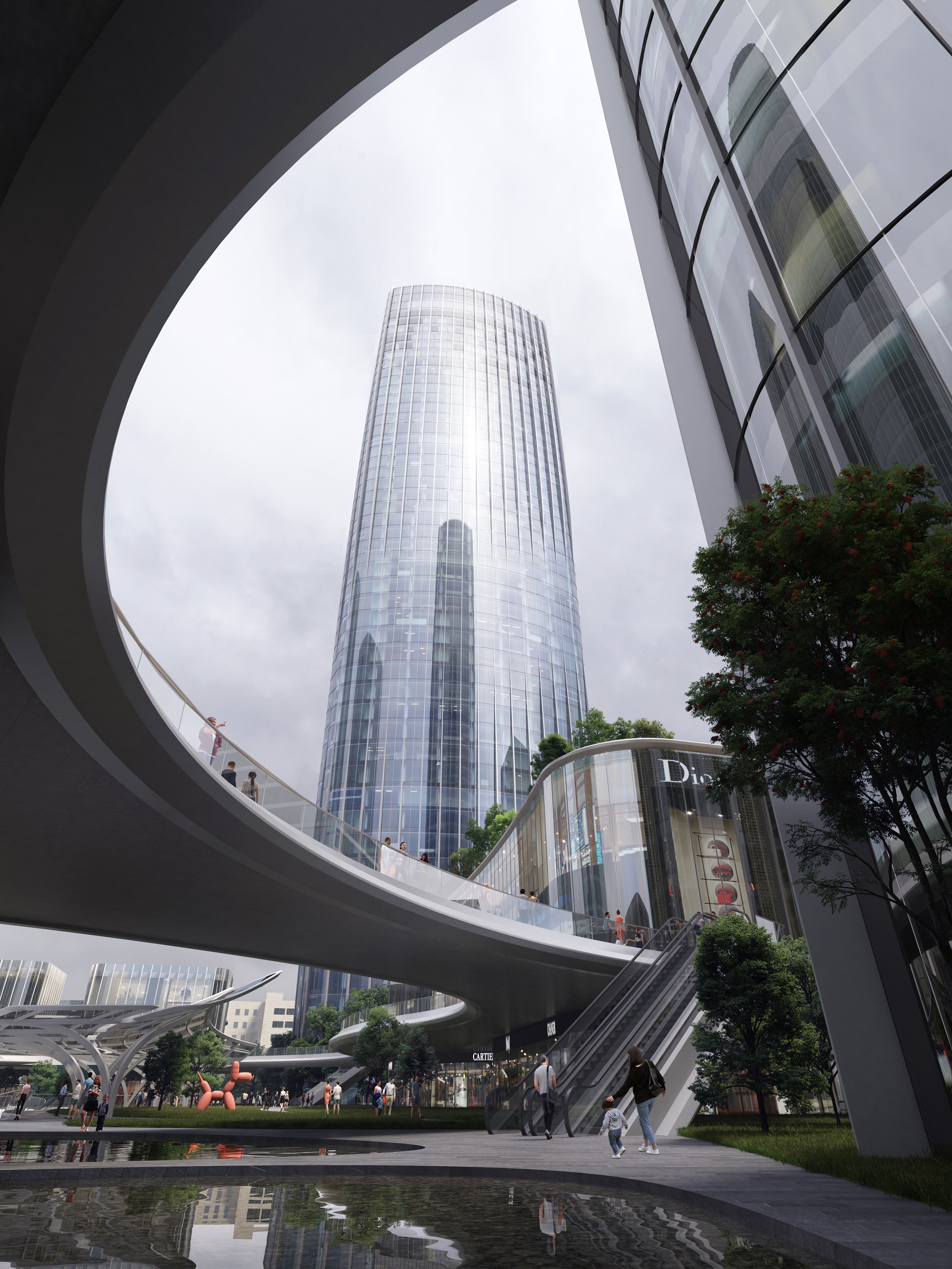 Aedas-Designed Double Twin Towers Complex Setting Itself to be The Future Landmark by Aedas ...