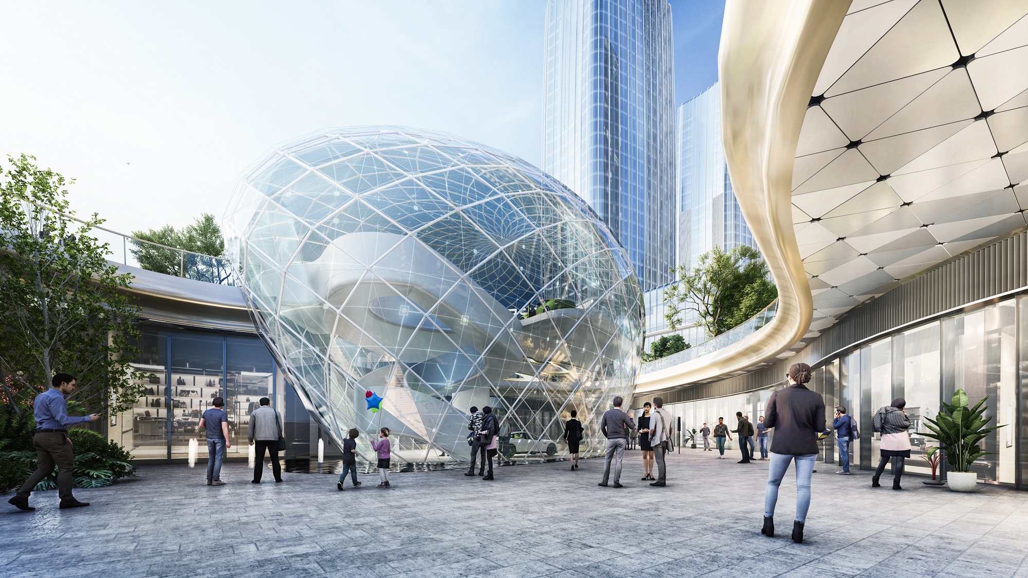 Aedas-Designed Double Twin Towers Complex Setting Itself to be The ...