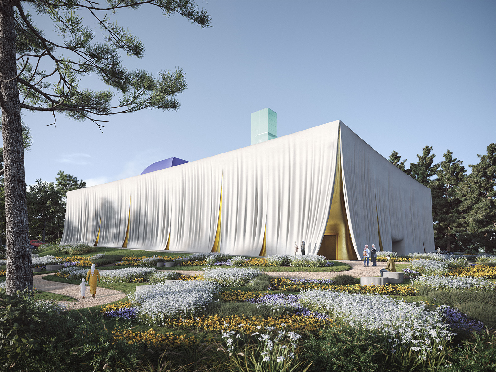 New Mosque in Preston by Oikonomakis Siampakoulis architects ...