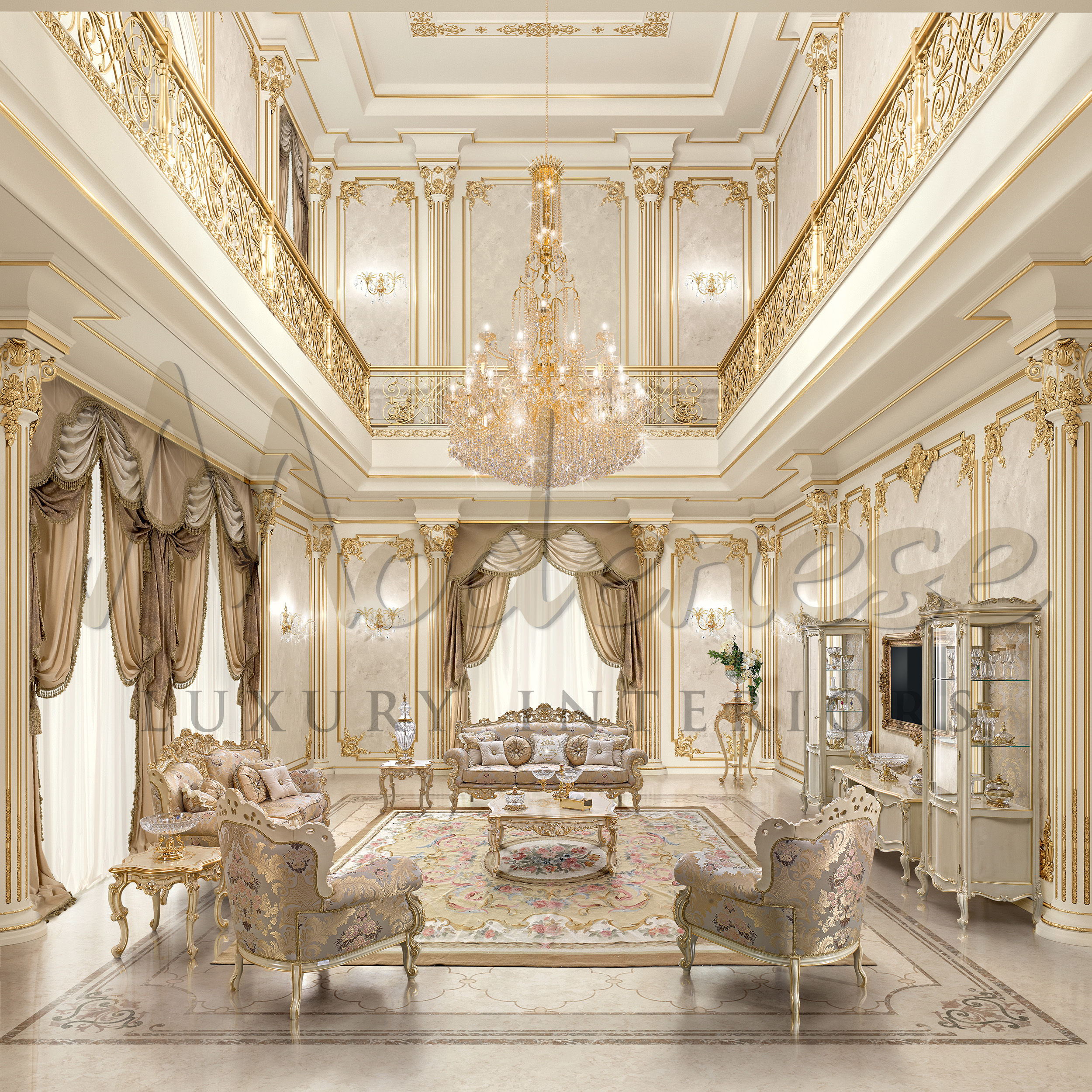 Top Notch Living Room Design by MODENESE Luxury Interiors - Architizer