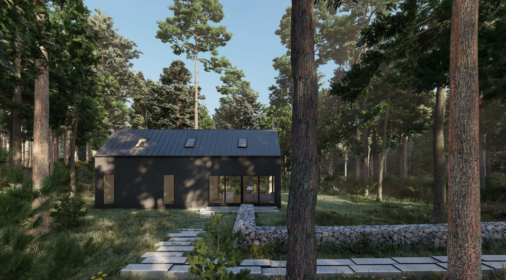 Stone Wall House by HUTS - Architizer