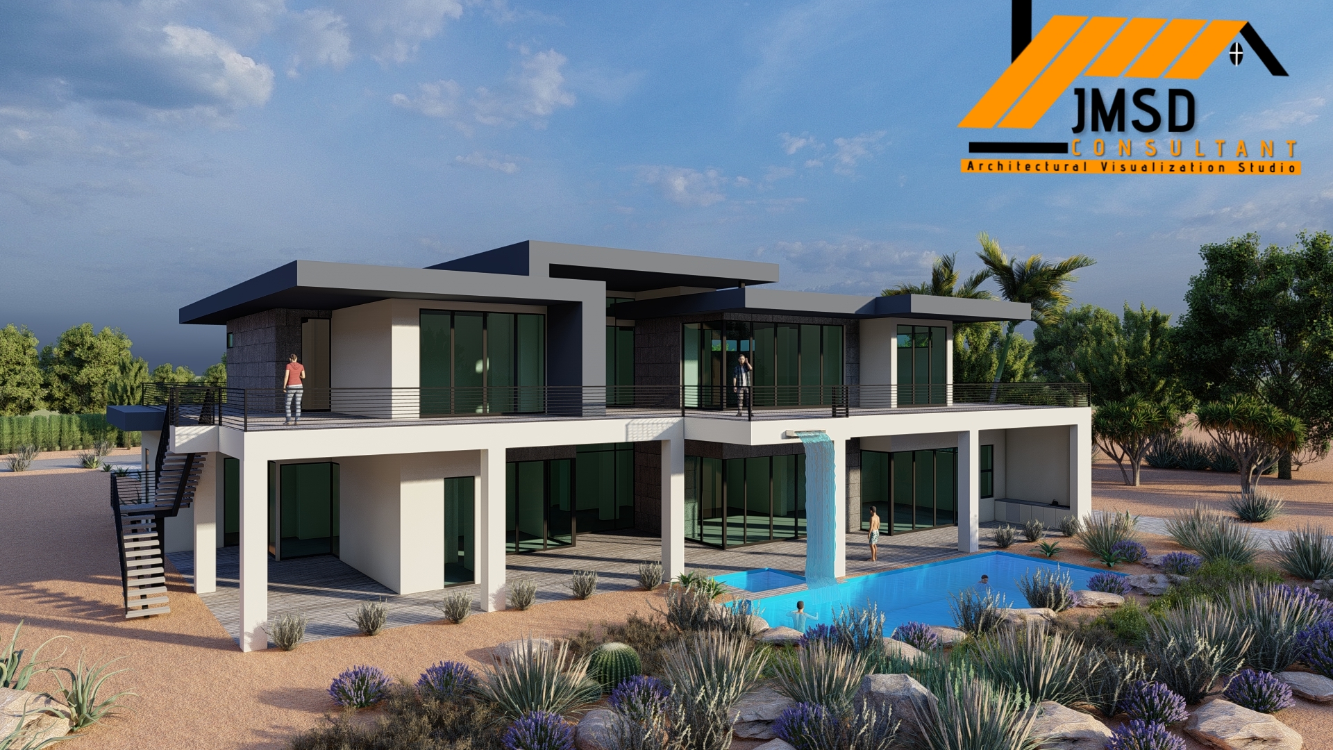 3D Exterior House Rendering Services by JS Engineering - Architectural Visualization Company ...