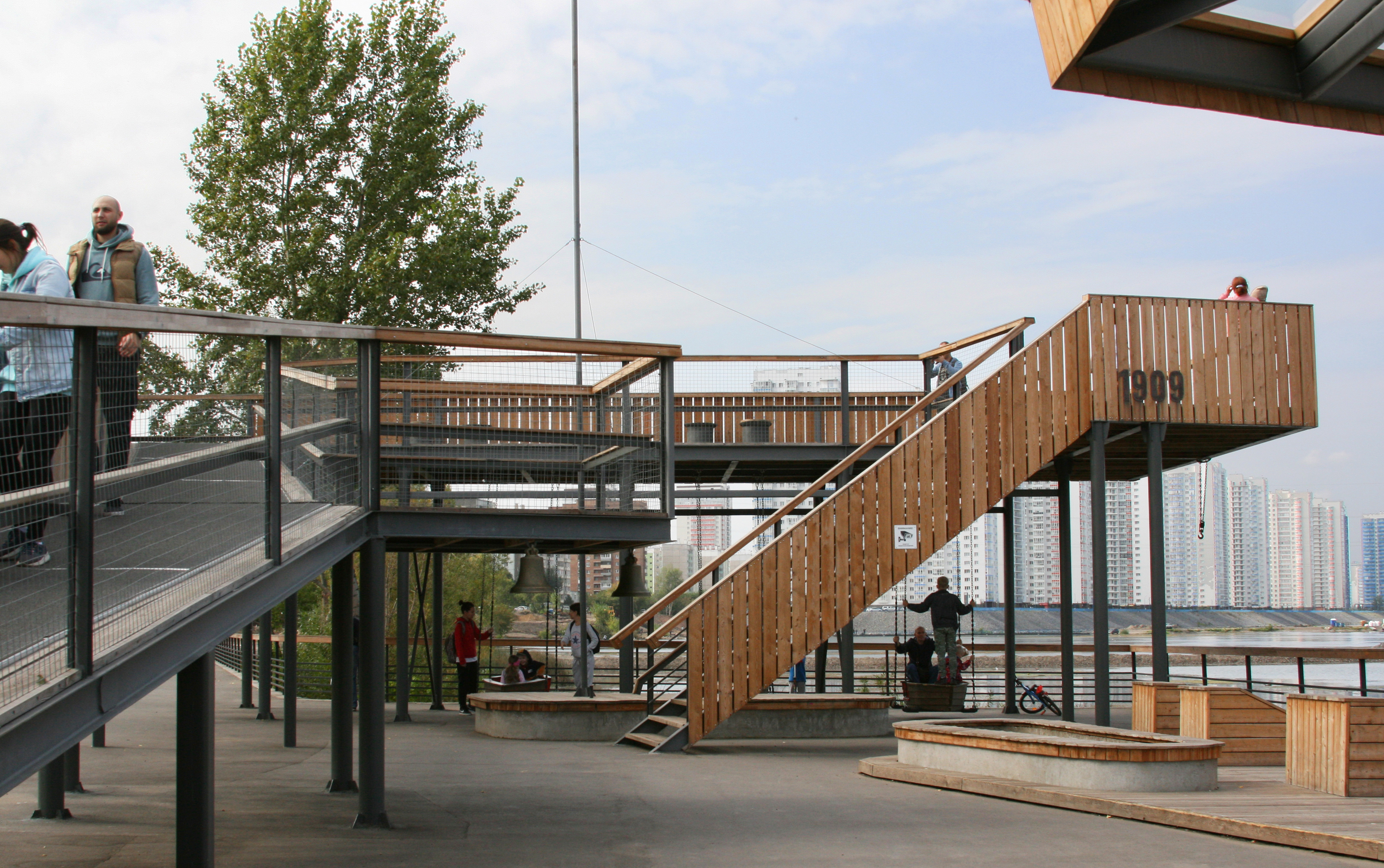 PROMENADE WITH AMPHITHEATER AND ART OBJECT - Part of 1st stage of ...