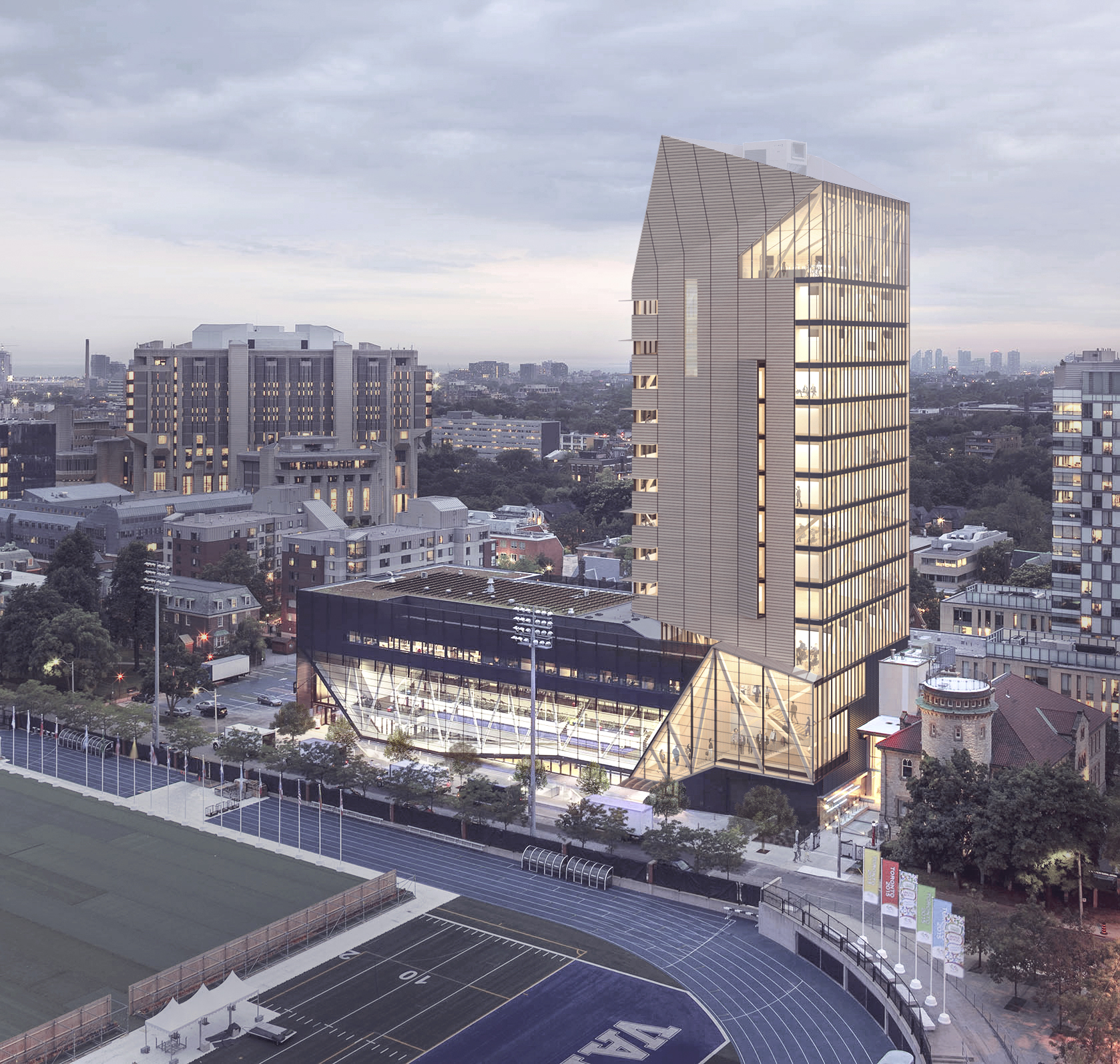 University of Toronto Academic Wood Tower by MJMA Architecture & Design ...