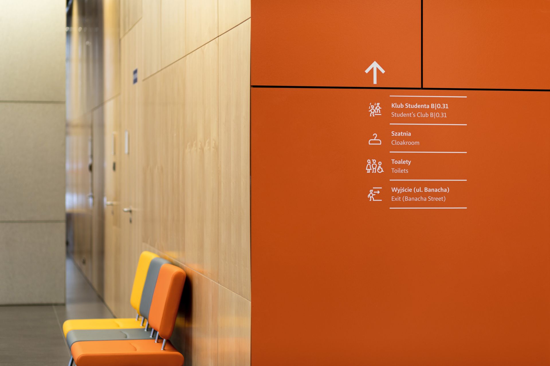 Wayfinding system at the Faculty of Physics (University of Warsaw) by ...