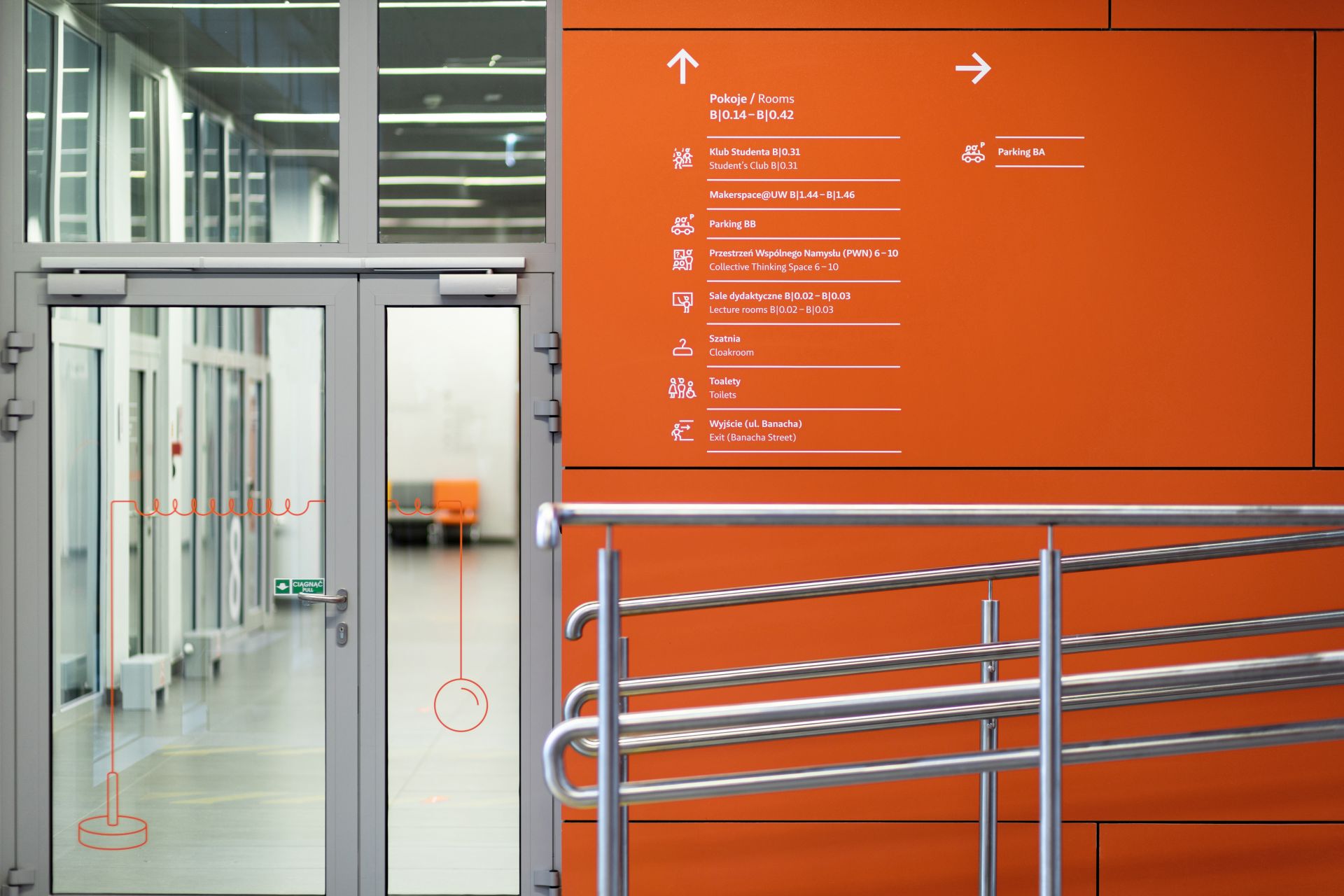 Wayfinding system at the Faculty of Physics (University of Warsaw) by ...