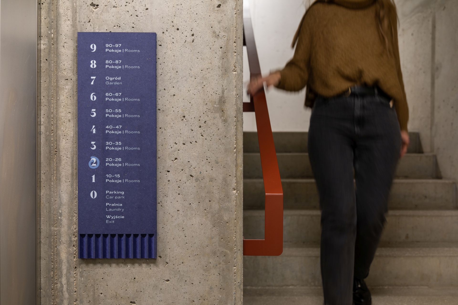 Wayfinding system & environmental graphics for student dormitory ...