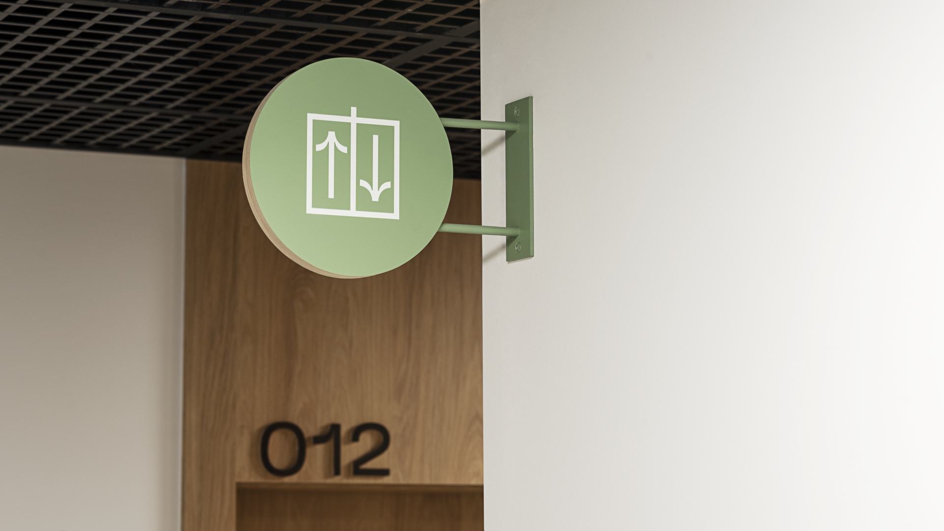 Wayfinding system & environmental graphics for Resi4Rent building in ...