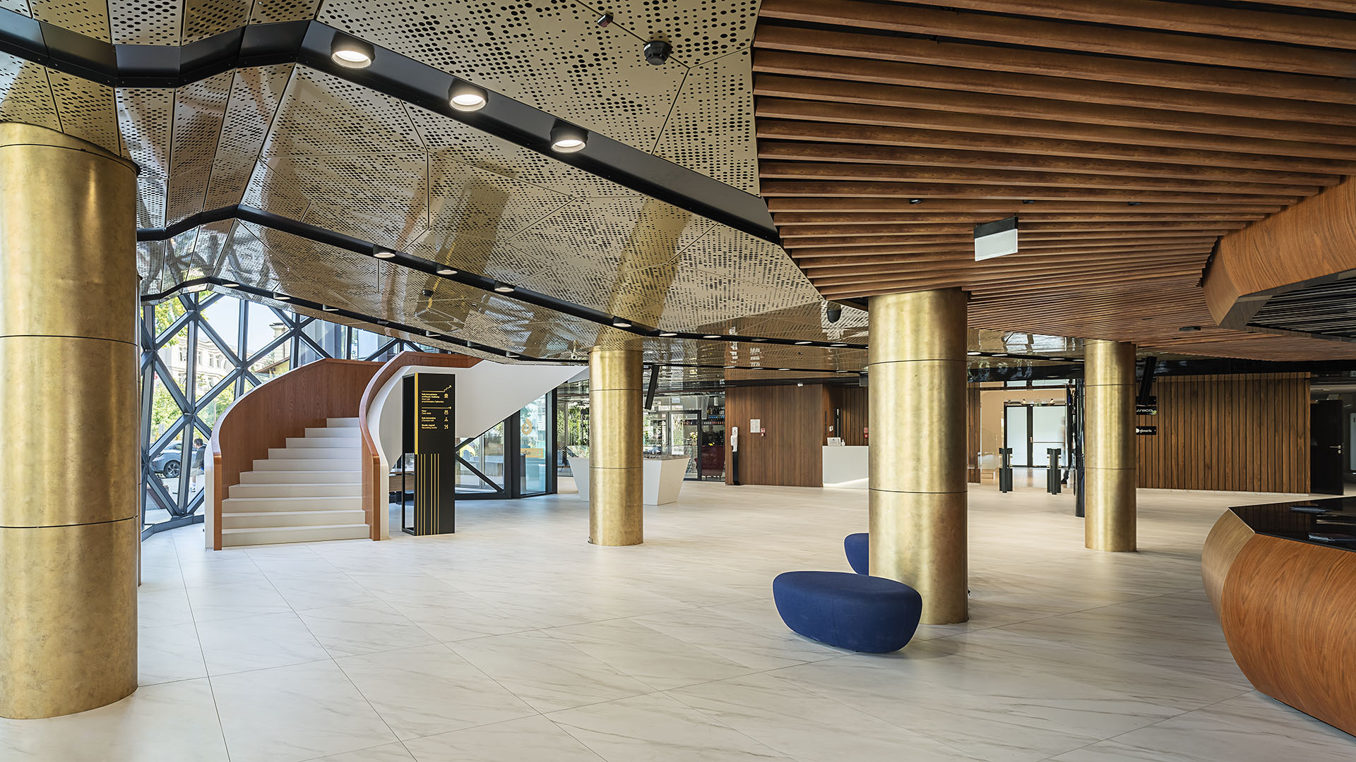 Wayfinding system for Cavatina Hall (concert hall) in Bielsko-Biała by ...