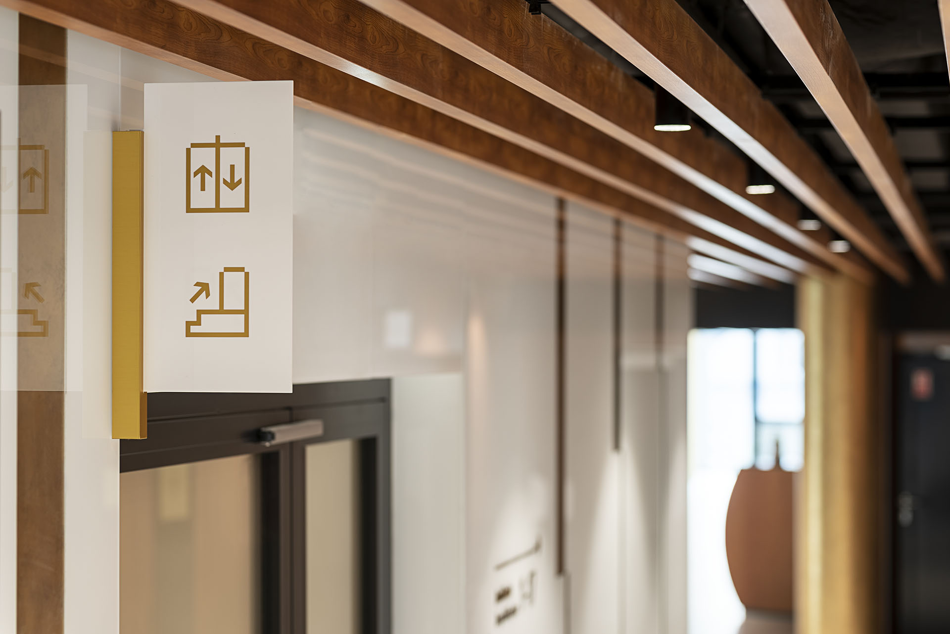 Wayfinding system for Cavatina Hall (concert hall) in Bielsko-Biała by ...