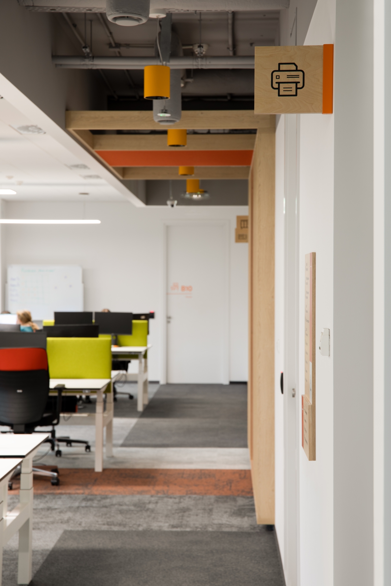 Wayfinding system for Nationale Nederlanden office in Warsaw by blank ...