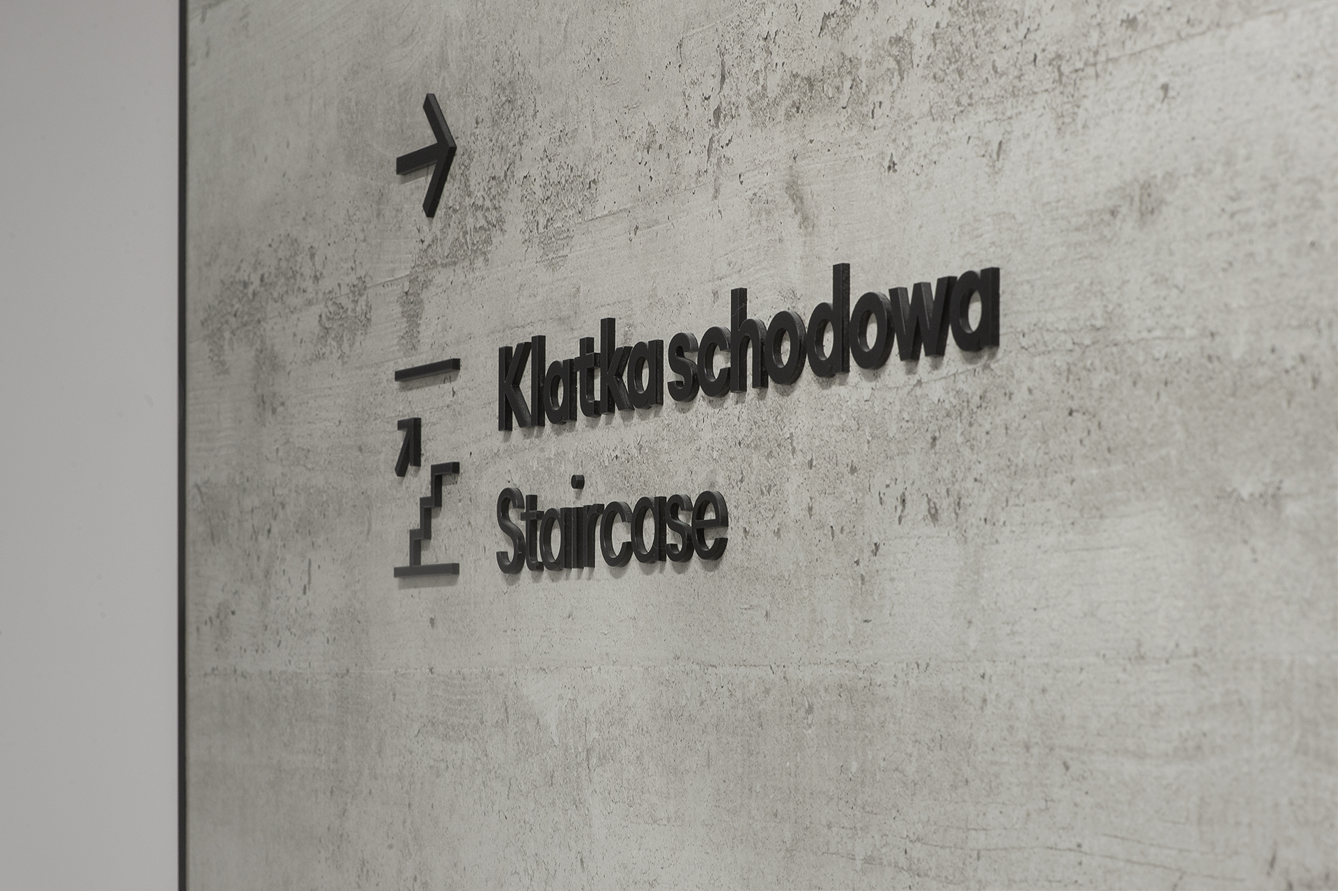 Wayfinding system & environmental graphics for Format office building ...