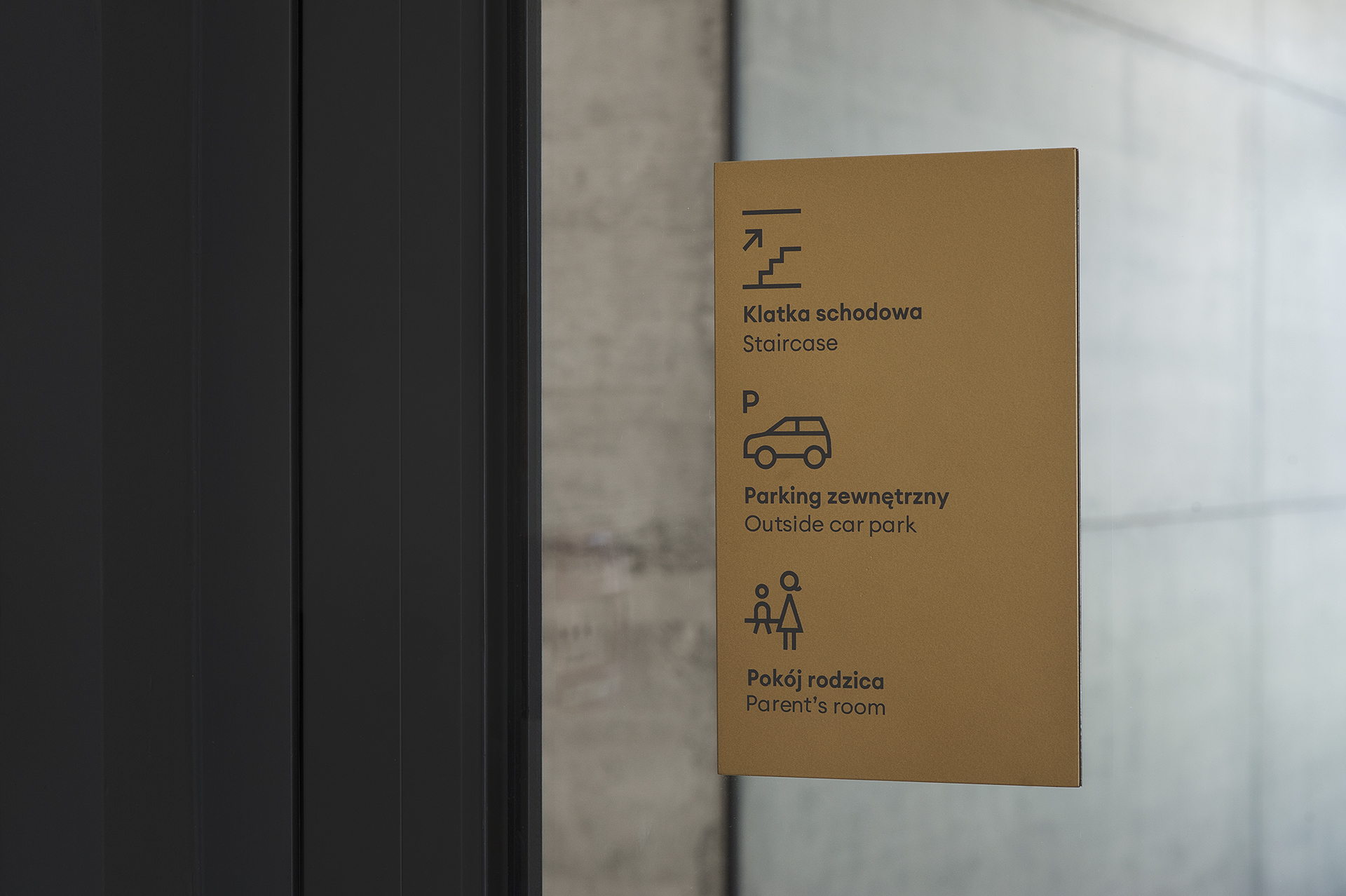 Wayfinding system & environmental graphics for Format office building ...