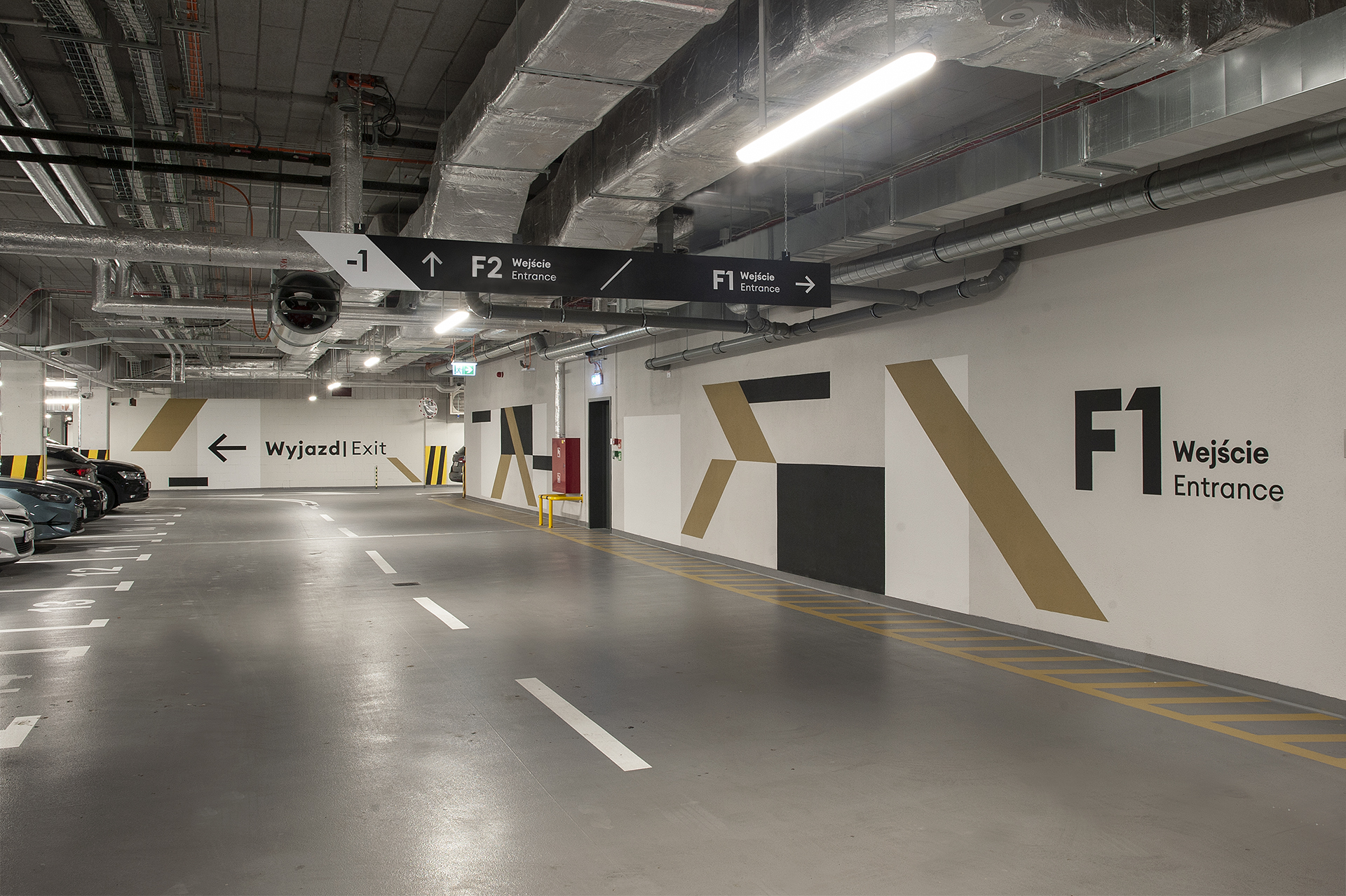 Wayfinding system & environmental graphics for Format office building ...