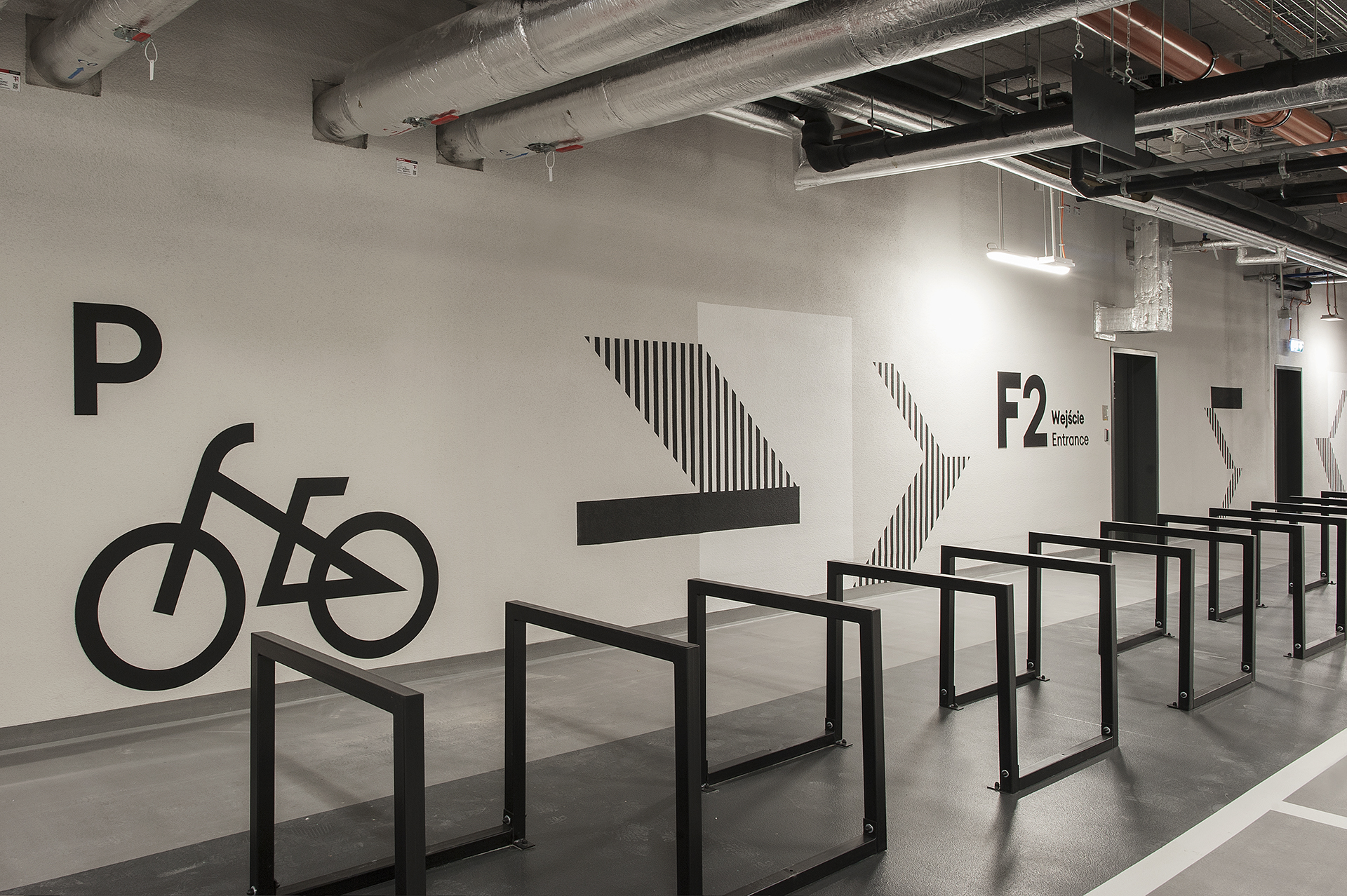 Wayfinding system & environmental graphics for Format office building ...