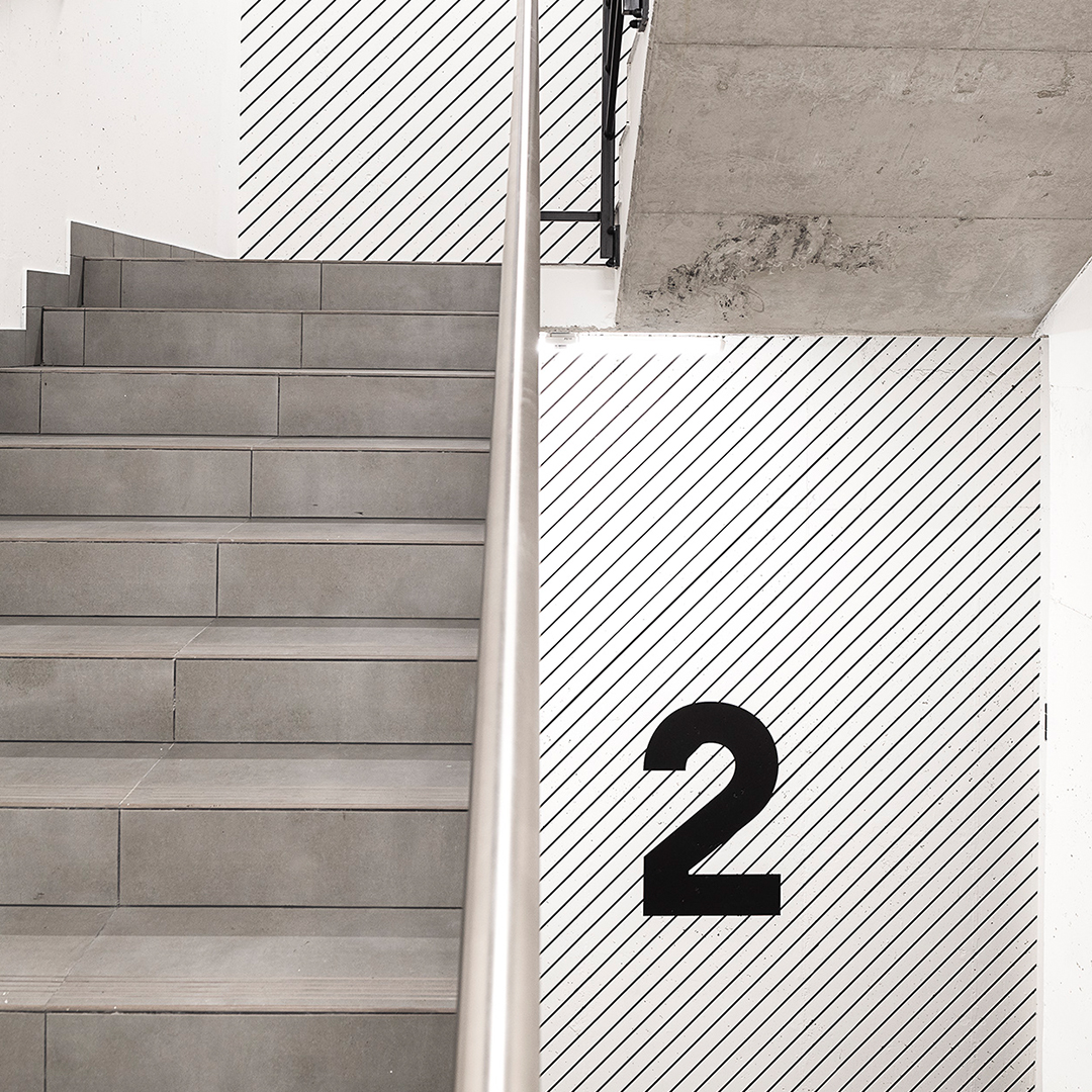 Wayfinding system for The Park Cracow office complex by blank studio ...
