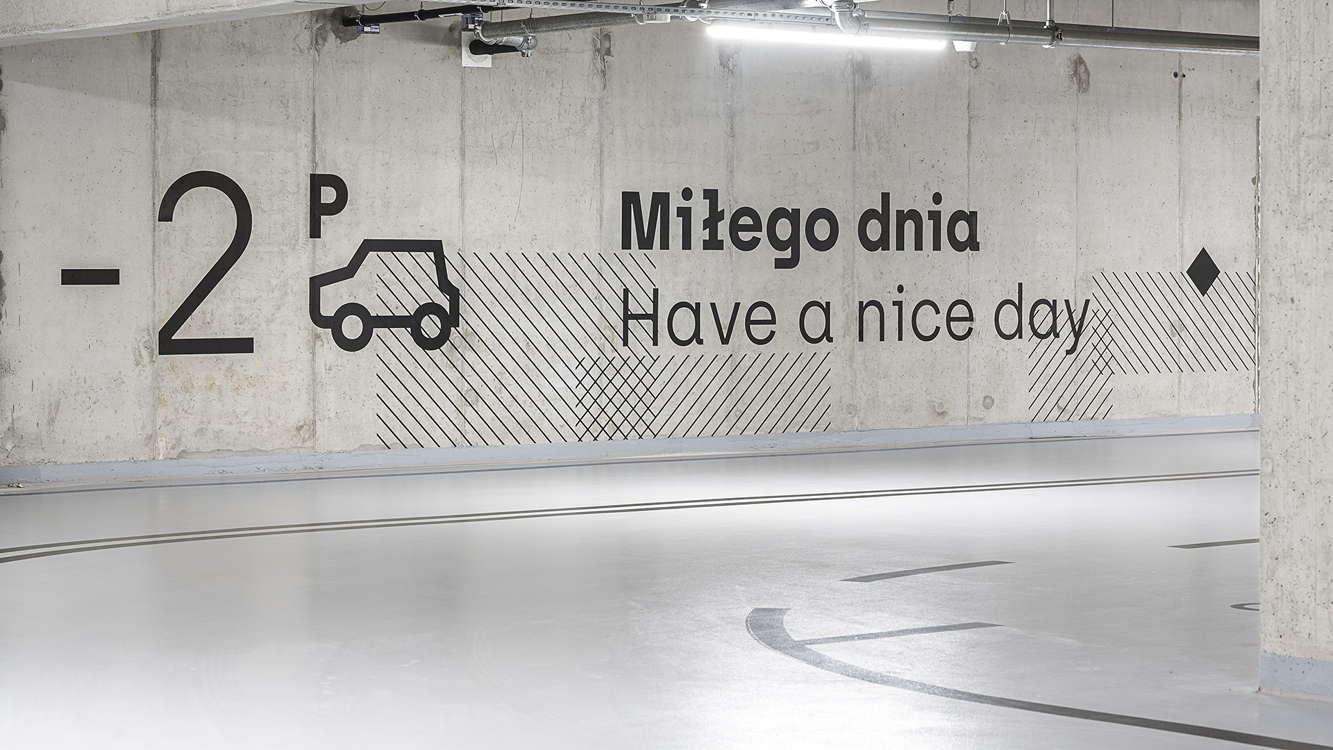 Wayfinding system for The Park Cracow office complex by blank studio ...