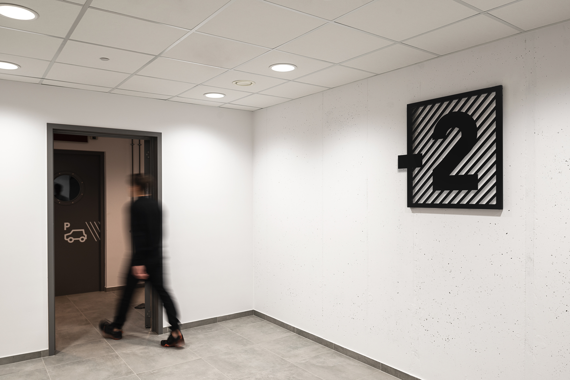 Wayfinding system for The Park Cracow office complex by blank studio ...