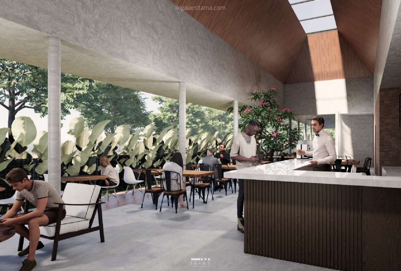 Restoran dan Cafe Sukoharjo by Ikigai Arsitama Architecture Studio ...