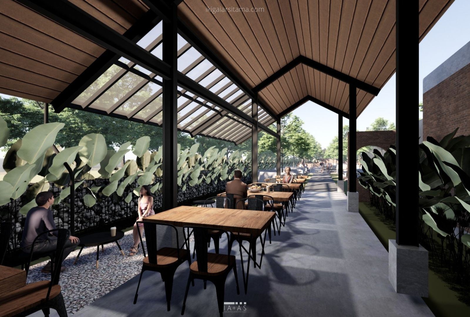 Restoran dan Cafe Sukoharjo by Ikigai Arsitama Architecture Studio ...