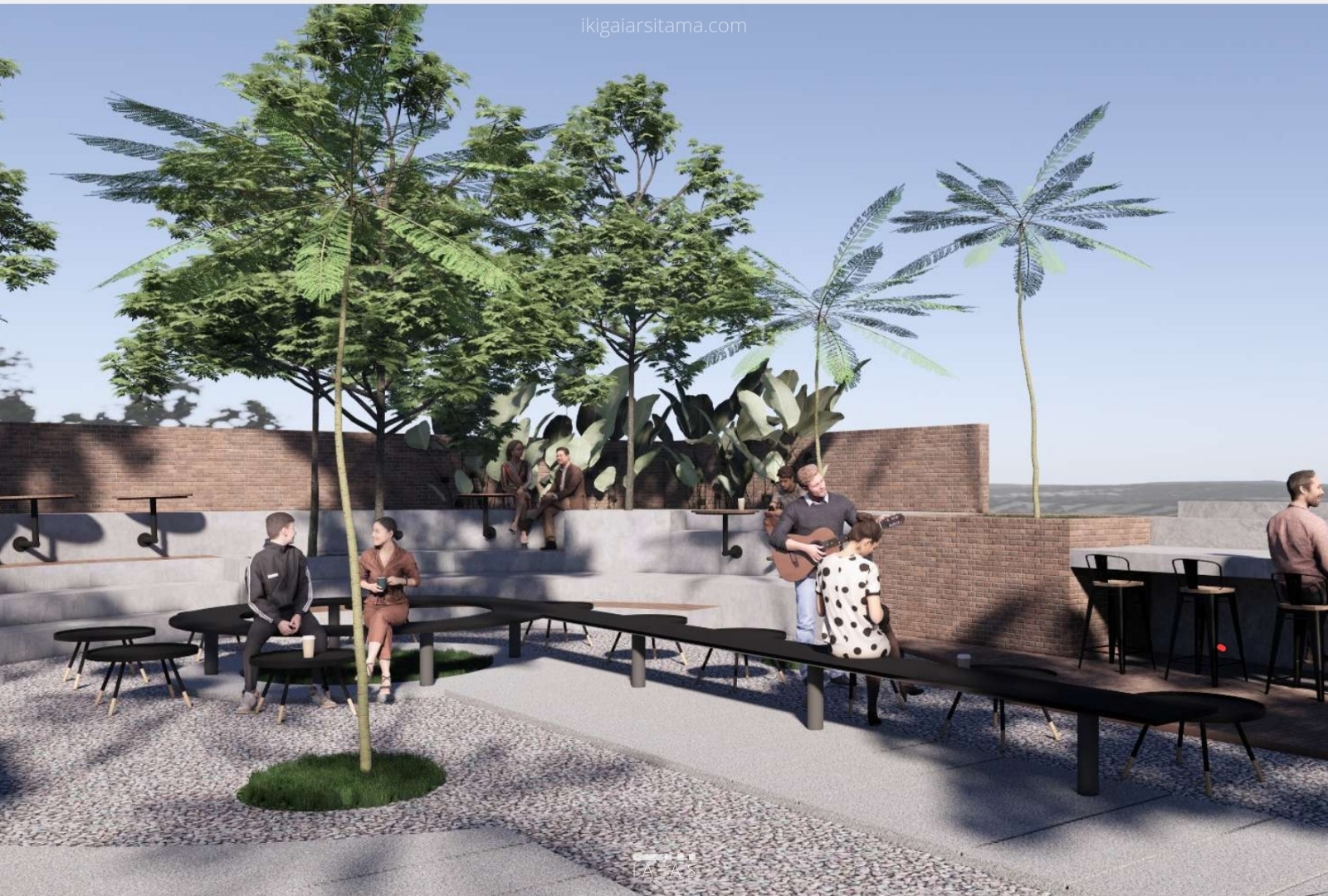 Restoran dan Cafe Sukoharjo by Ikigai Arsitama Architecture Studio ...