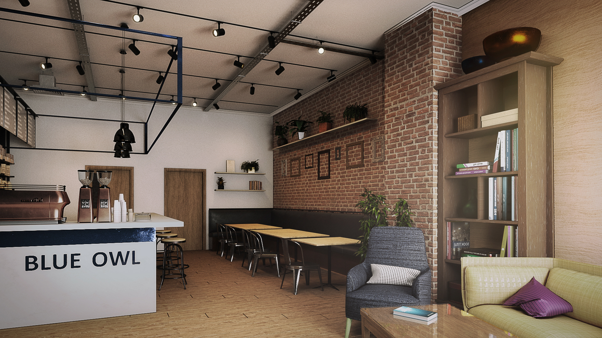 Blue Owl Cafe by Hazal Gulsan Atelier - Architizer