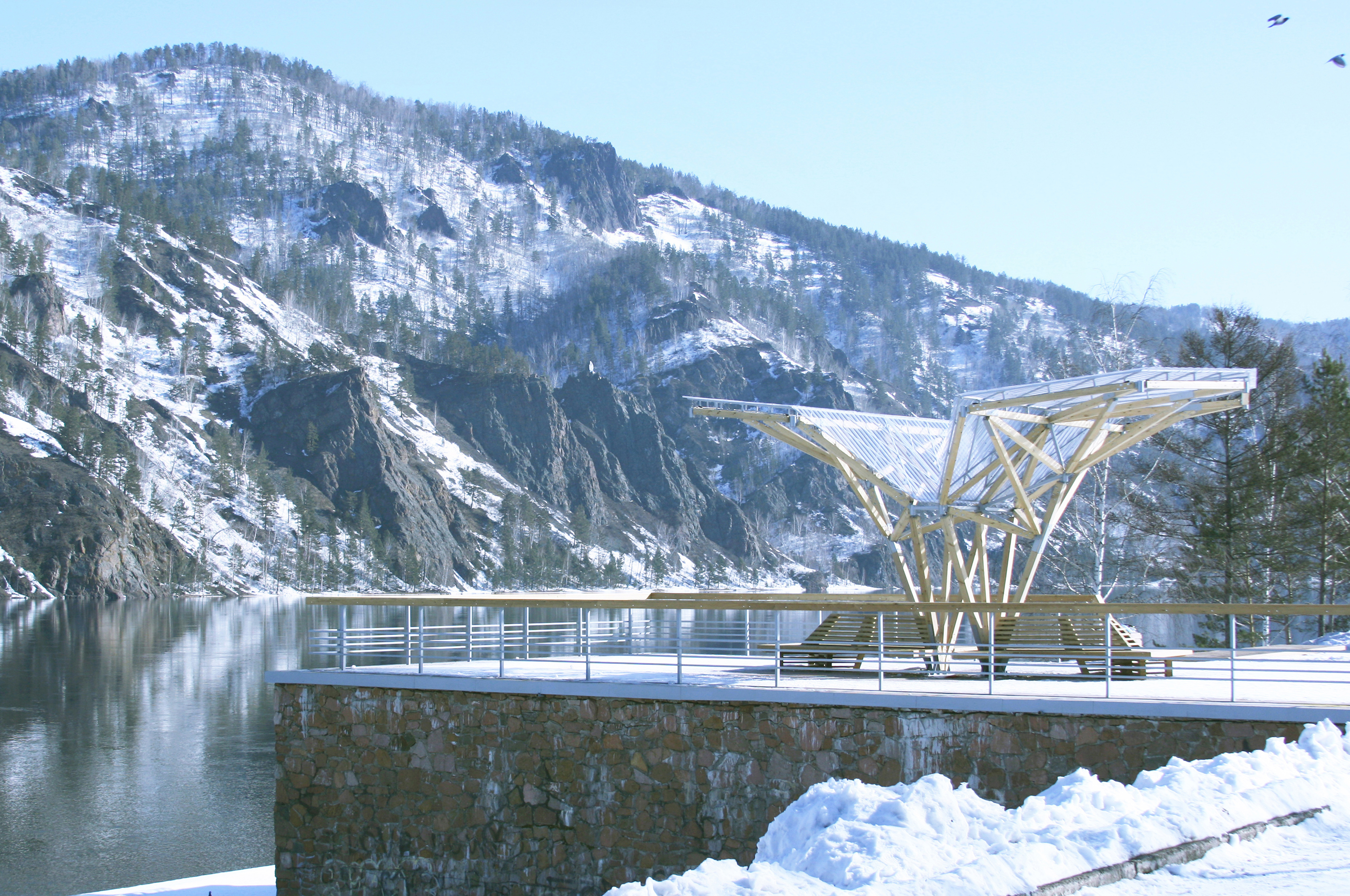 VIEWING PLATFORM WITH CANOPY AND AMPHITHEATER by OOO ADM (OOO ...