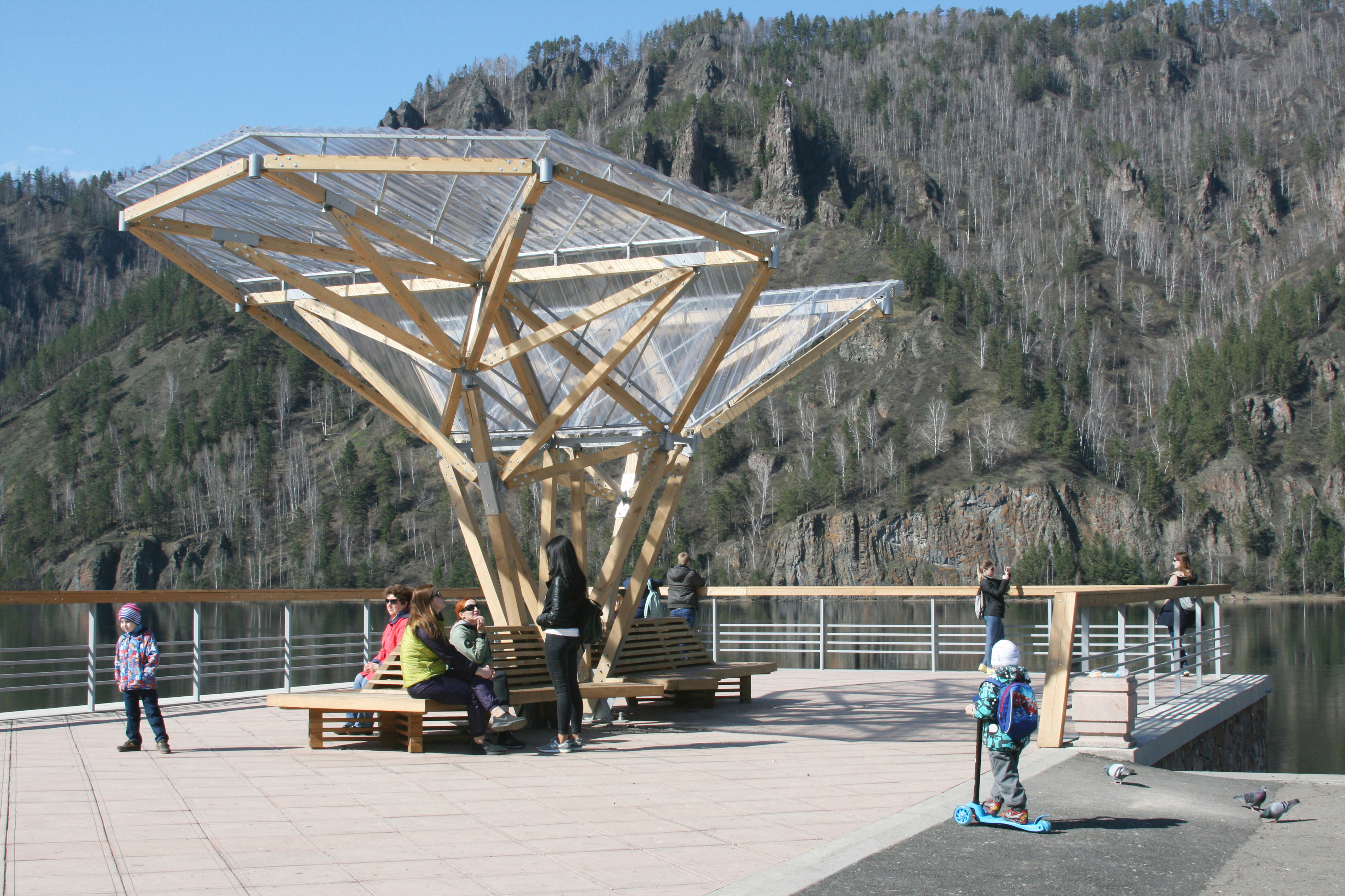 VIEWING PLATFORM WITH CANOPY AND AMPHITHEATER by OOO ADM (OOO ...
