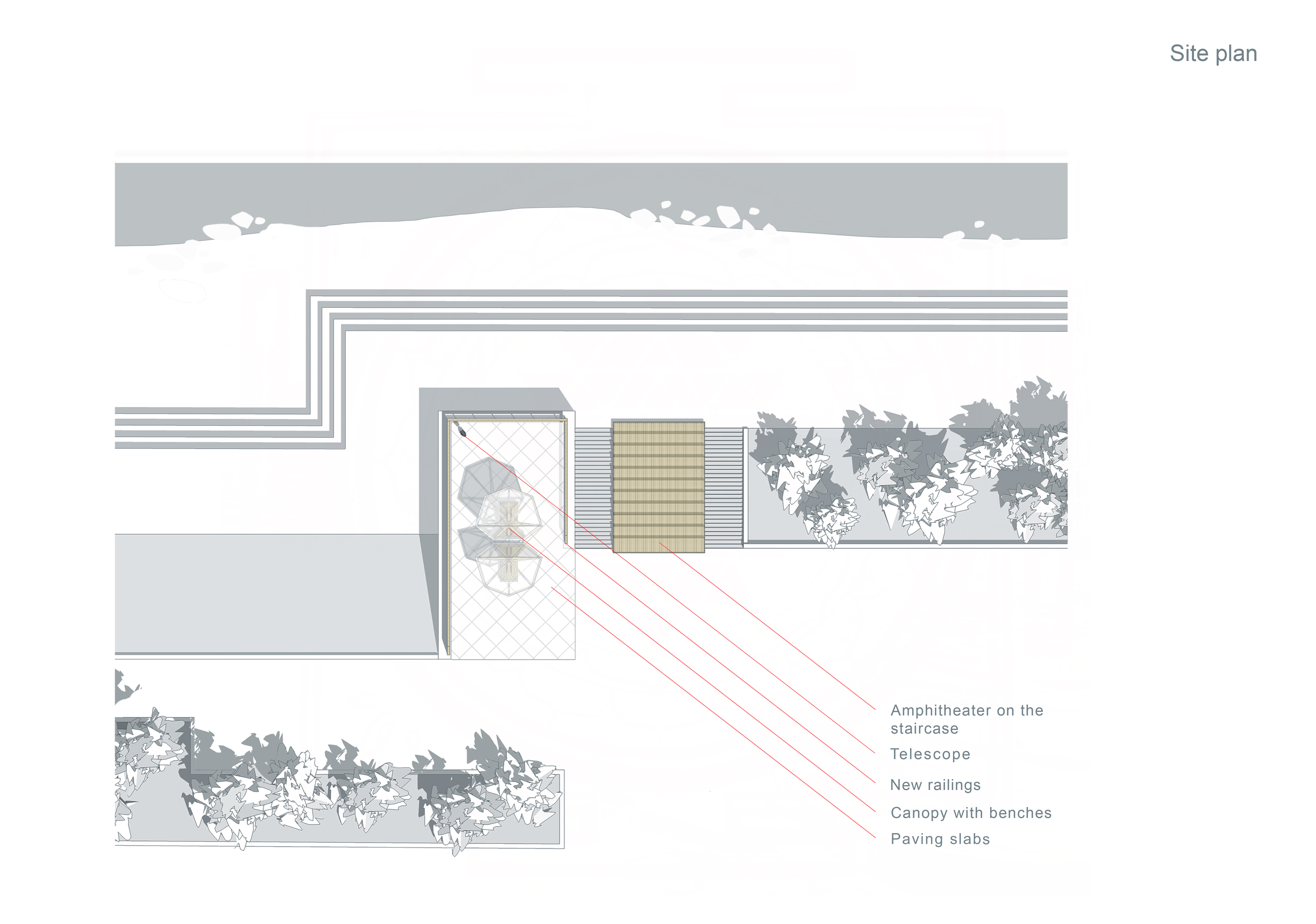 VIEWING PLATFORM WITH CANOPY AND AMPHITHEATER by OOO ADM (OOO ...