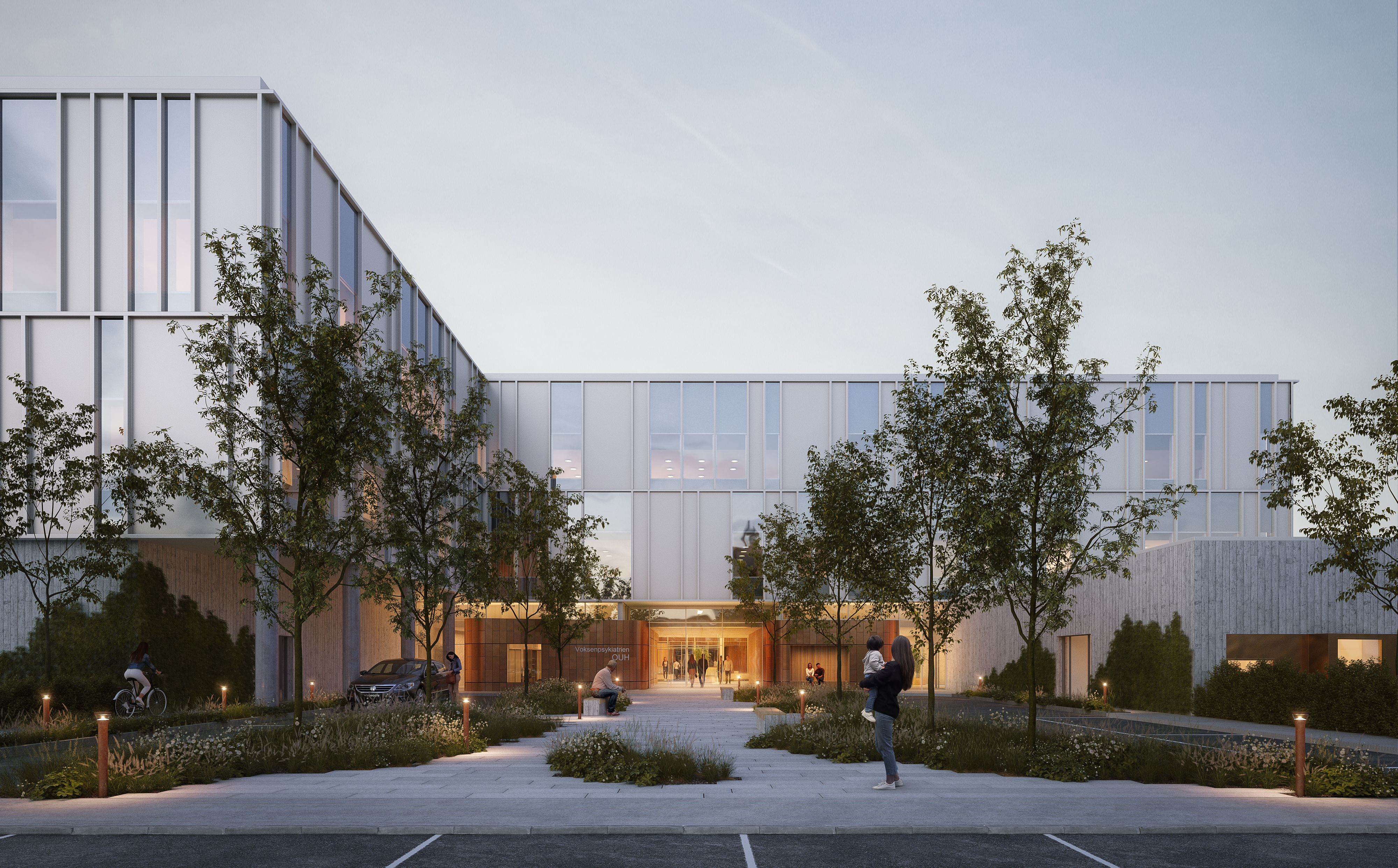 Psychiatry unit at Odense University Hospital by AART - Architizer