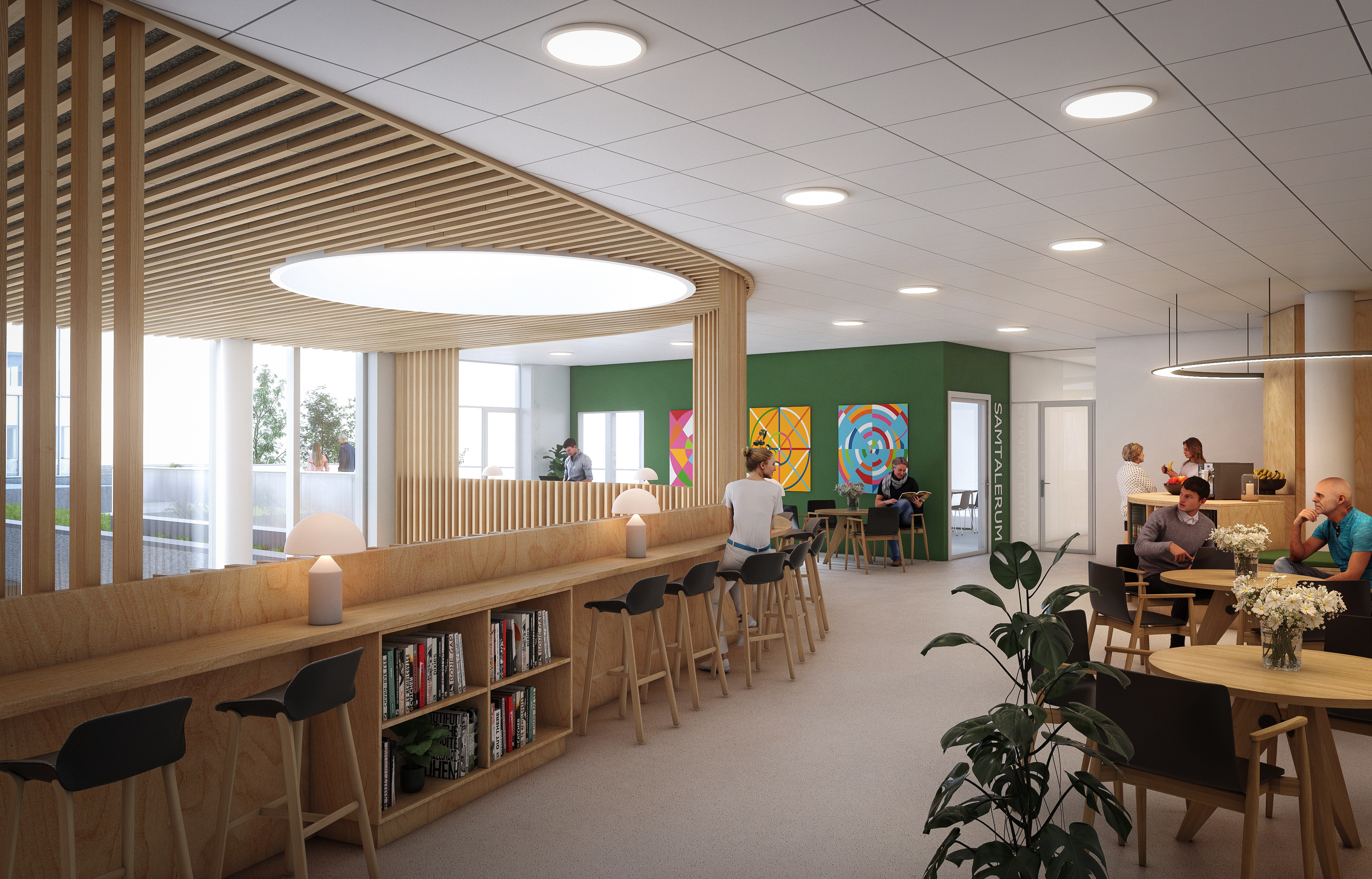 Psychiatry unit at Odense University Hospital by AART - Architizer