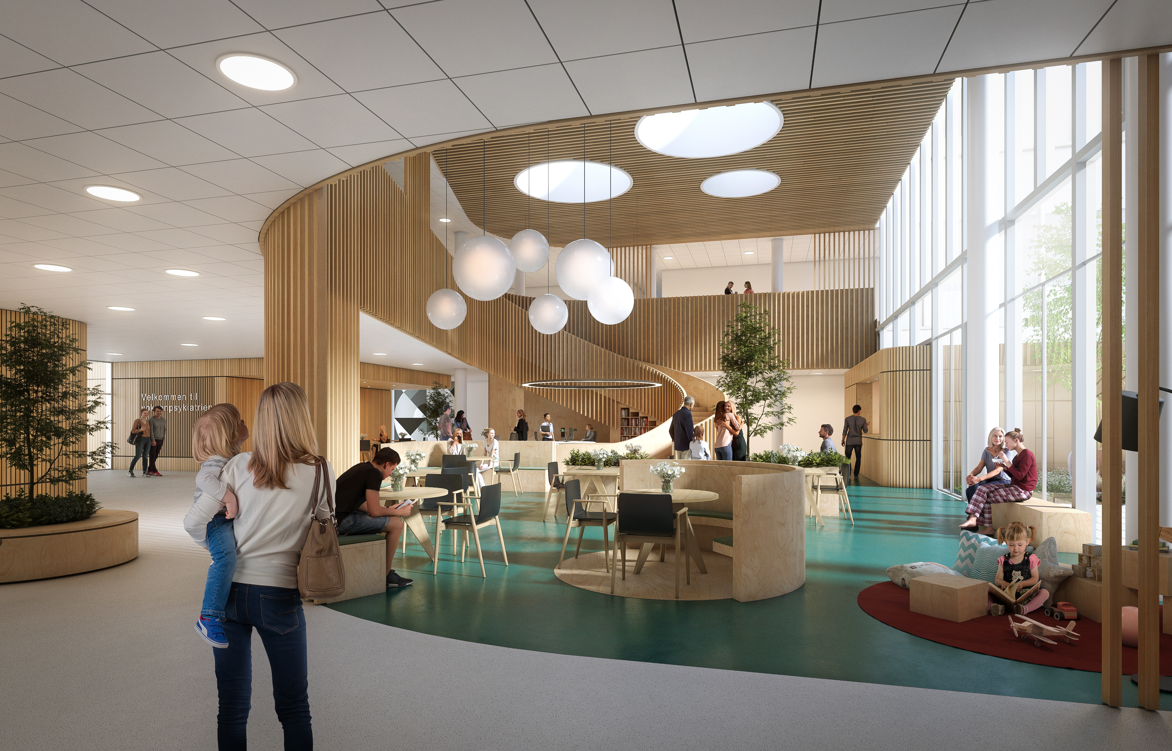 Psychiatry unit at Odense University Hospital by AART - Architizer