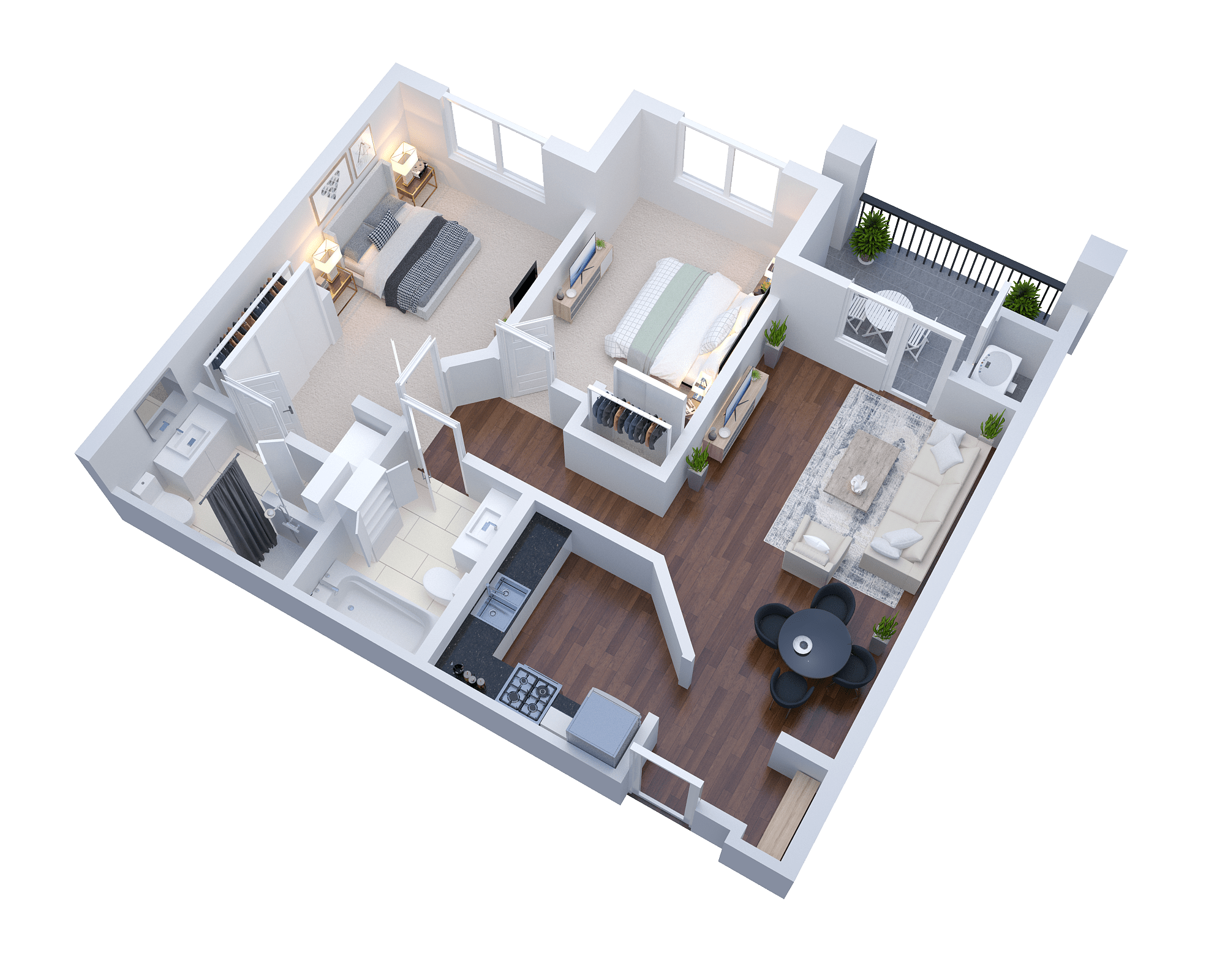 3D Real Estate Renderings by The 2D3D Floor Plan Company - Architizer