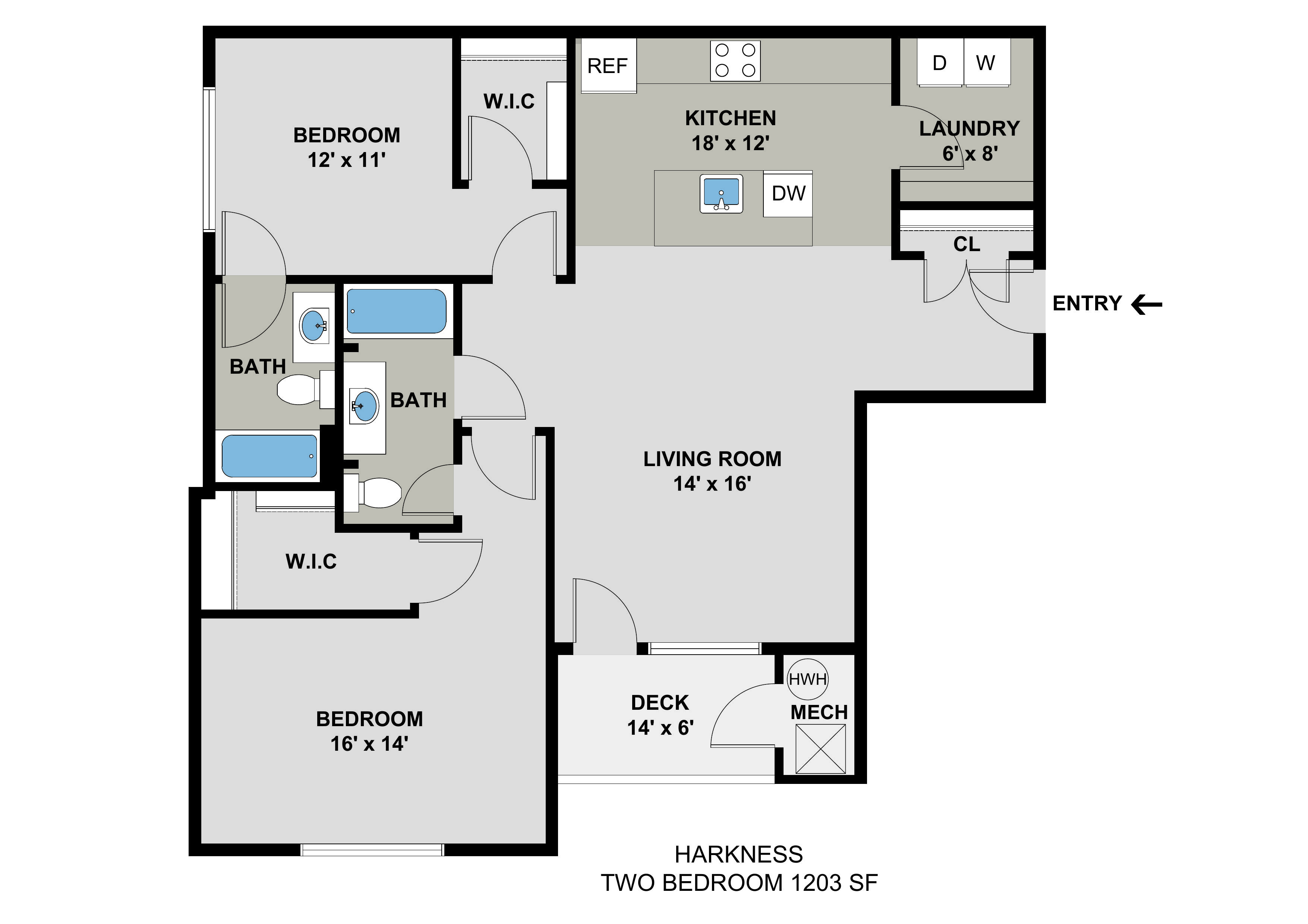 2D Floor Plan Design Rendering with Custom Colors Texture Furniture by ...