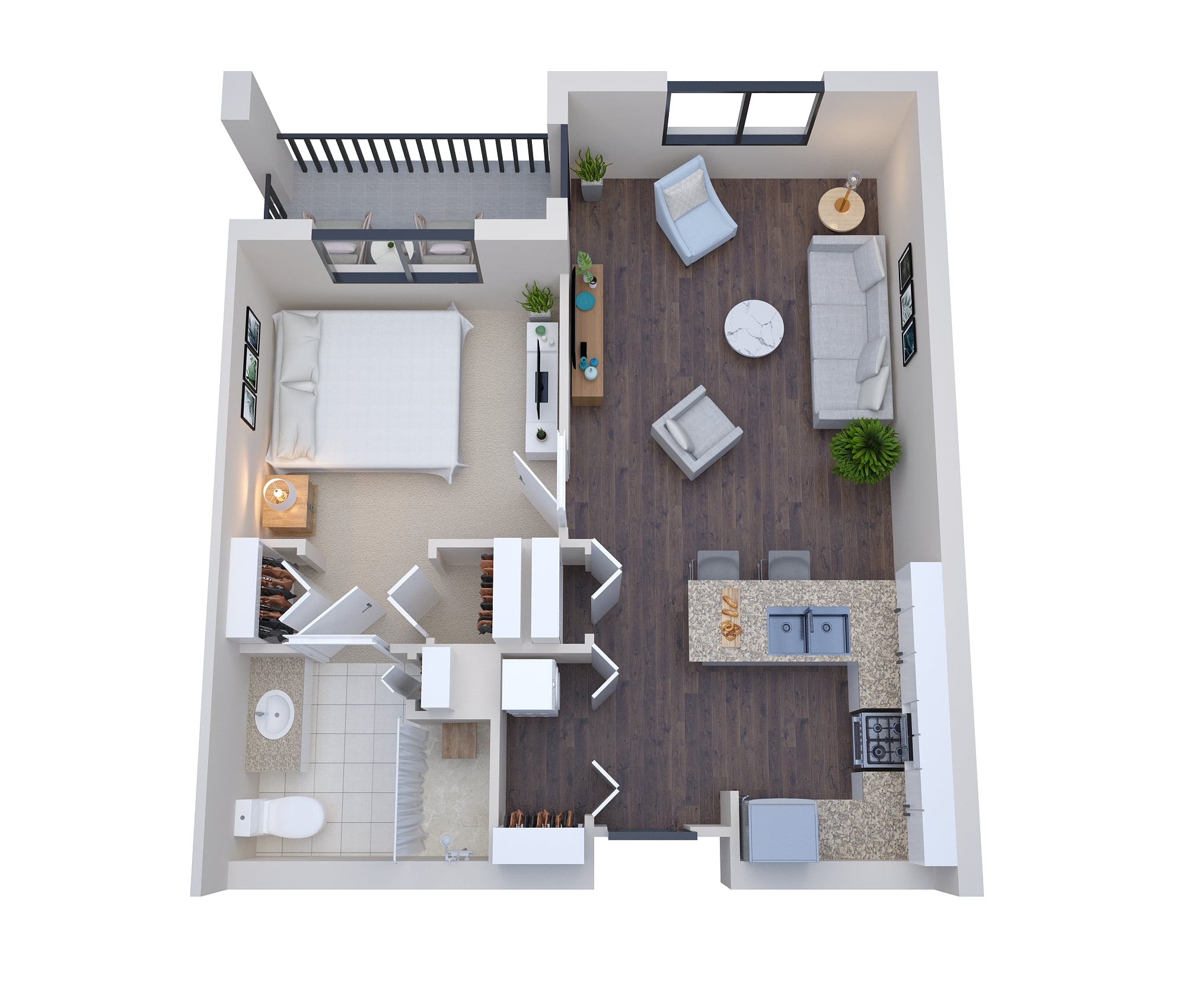Multi-Unit Housing 3D Floor Plans by The 2D3D Floor Plan Company ...