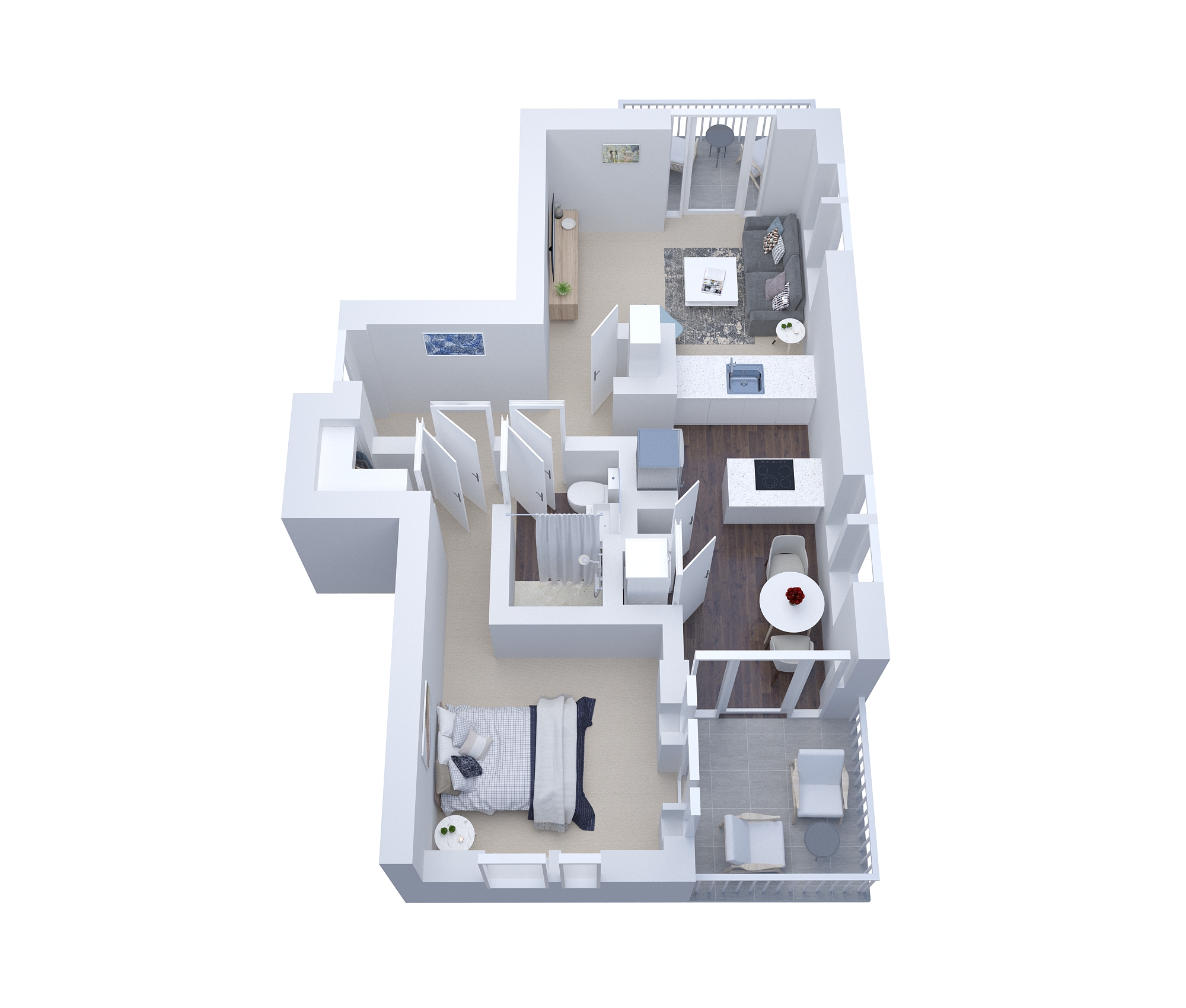 Multi-Unit Housing 3D Floor Plans by The 2D3D Floor Plan Company ...