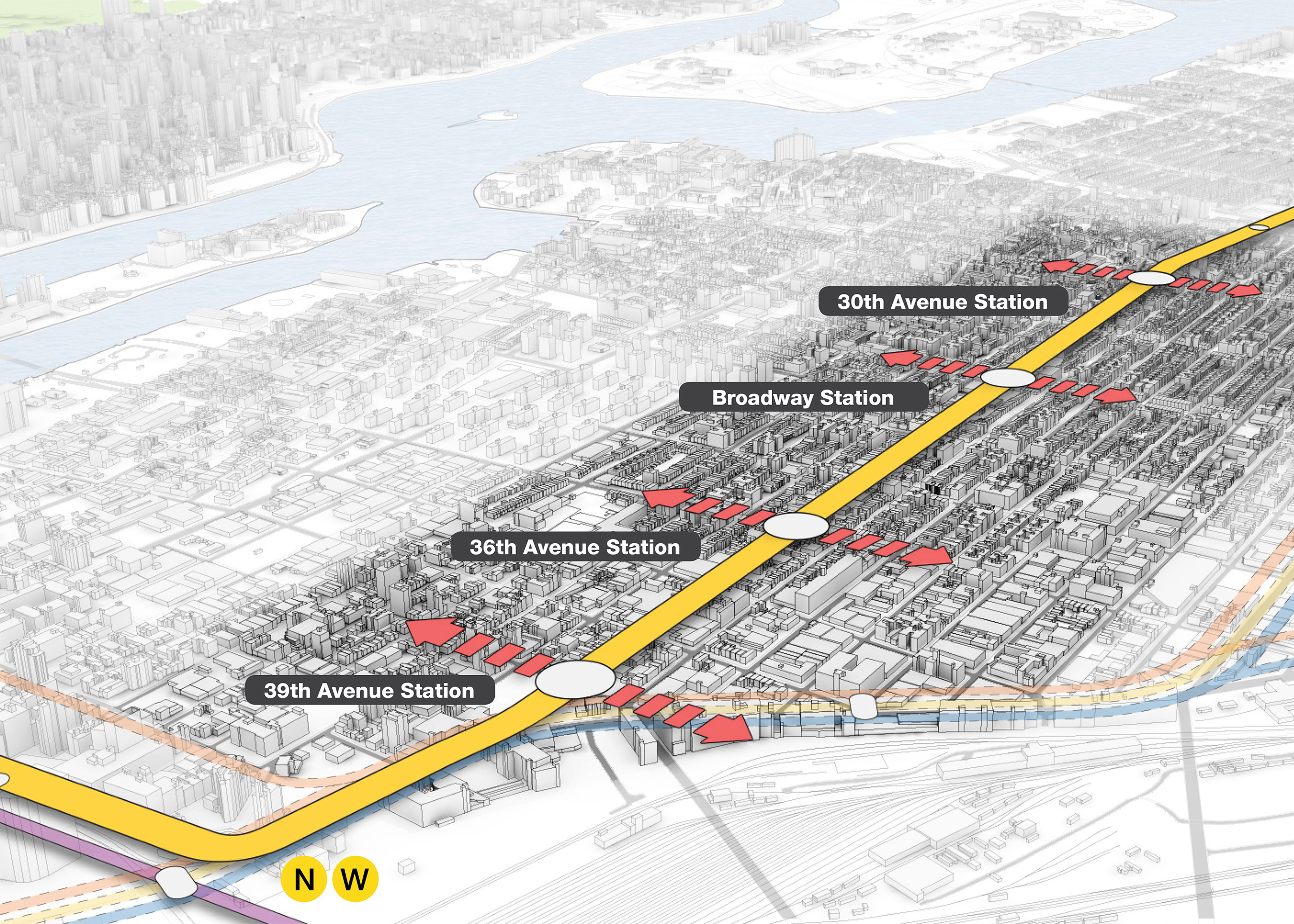 Four Stations on the Astoria Line by di Domenico + Partners, LLP ...