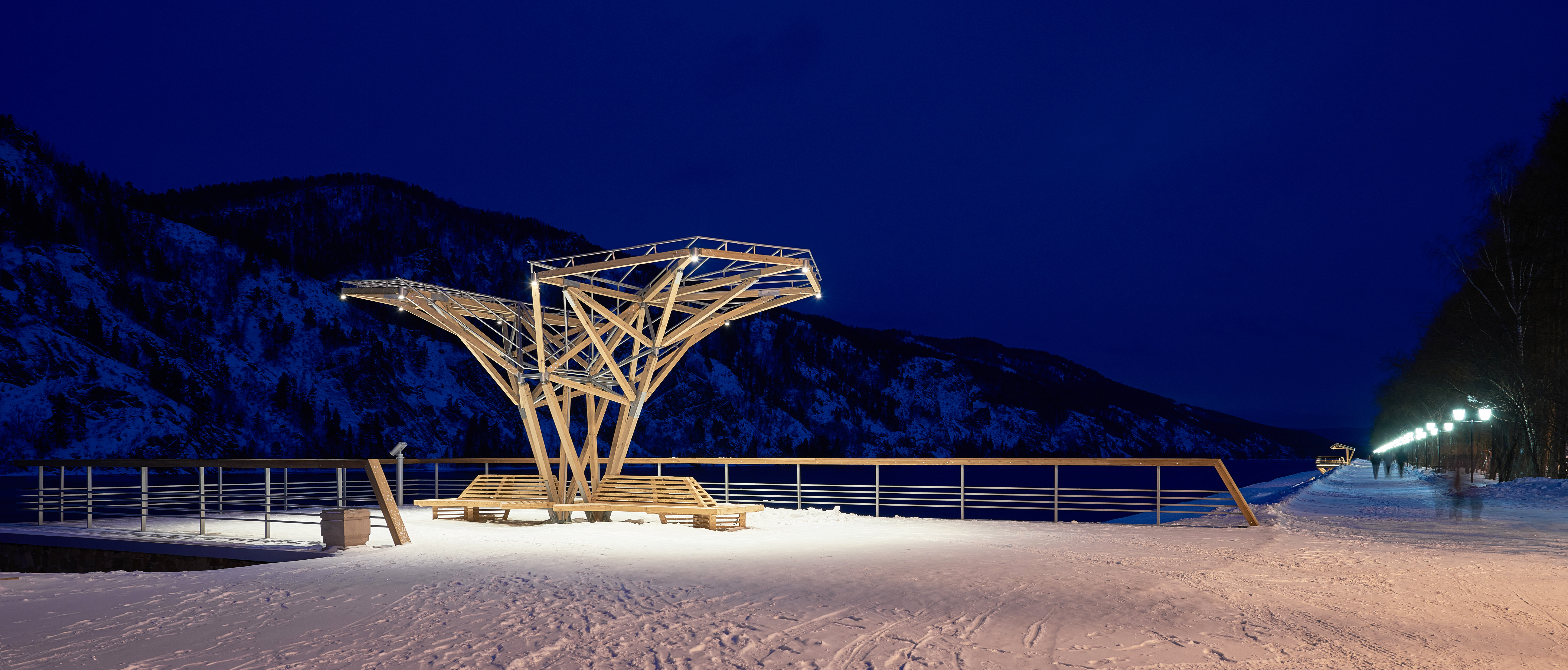 VIEWING PLATFORM WITH CANOPY AND AMPHITHEATER by OOO ADM (OOO ...