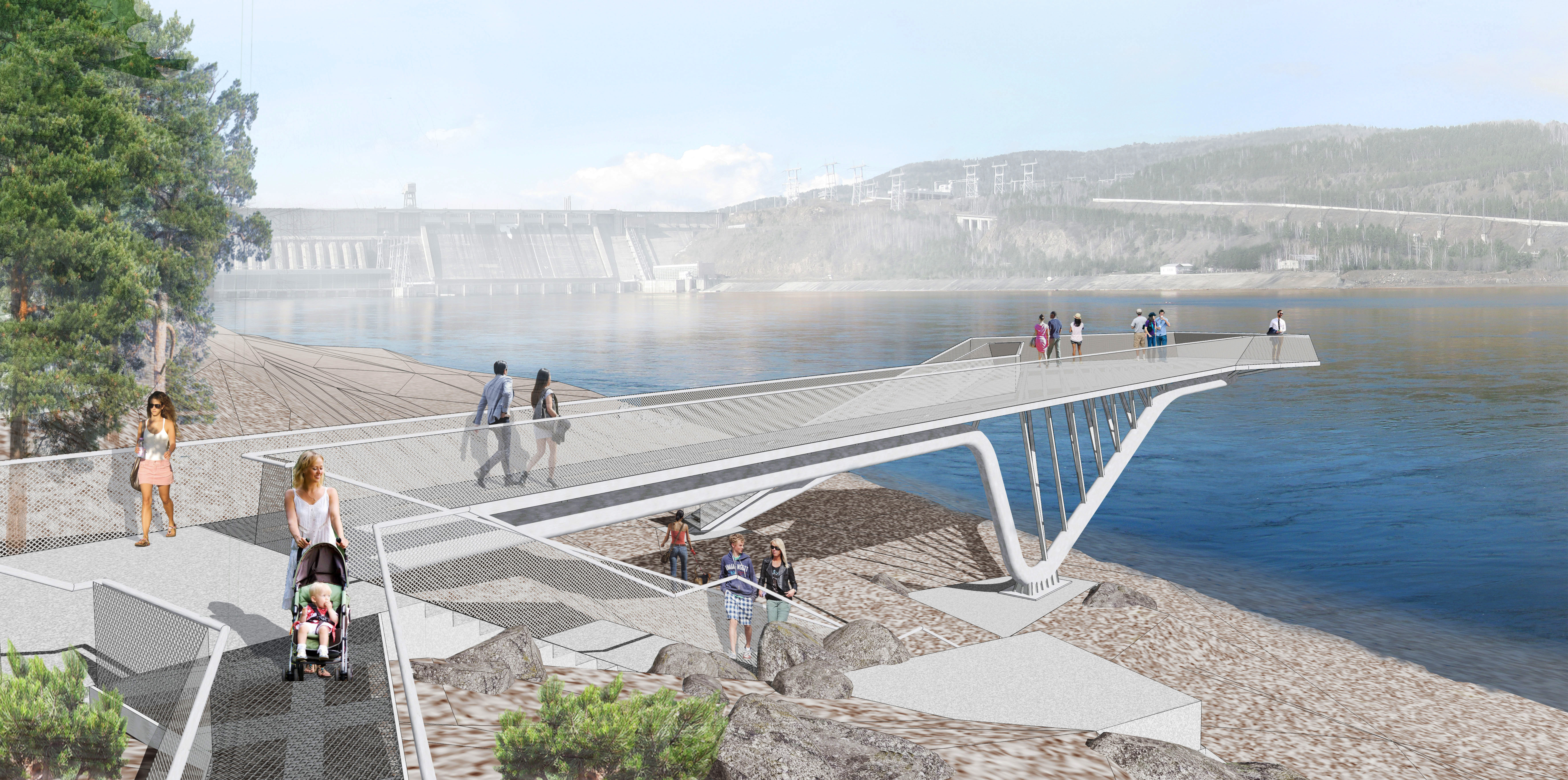 VIEWING PLATFORM NEAR KRASNOYARSK DAM / Version 1 by OOO ADM (OOO ...