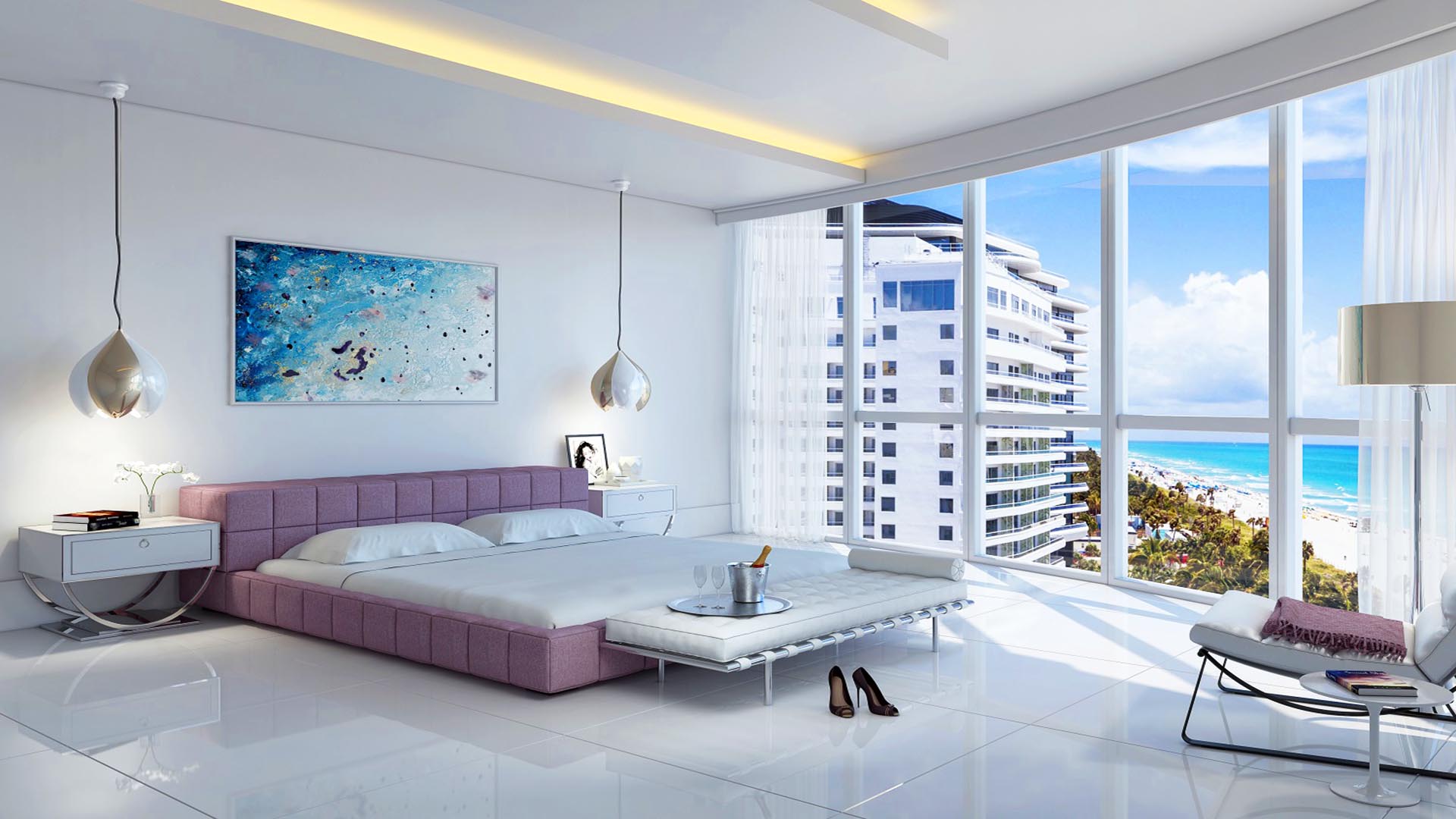 Bedroom 3D Interior Rendering by Xpress Rendering LLC - Architizer