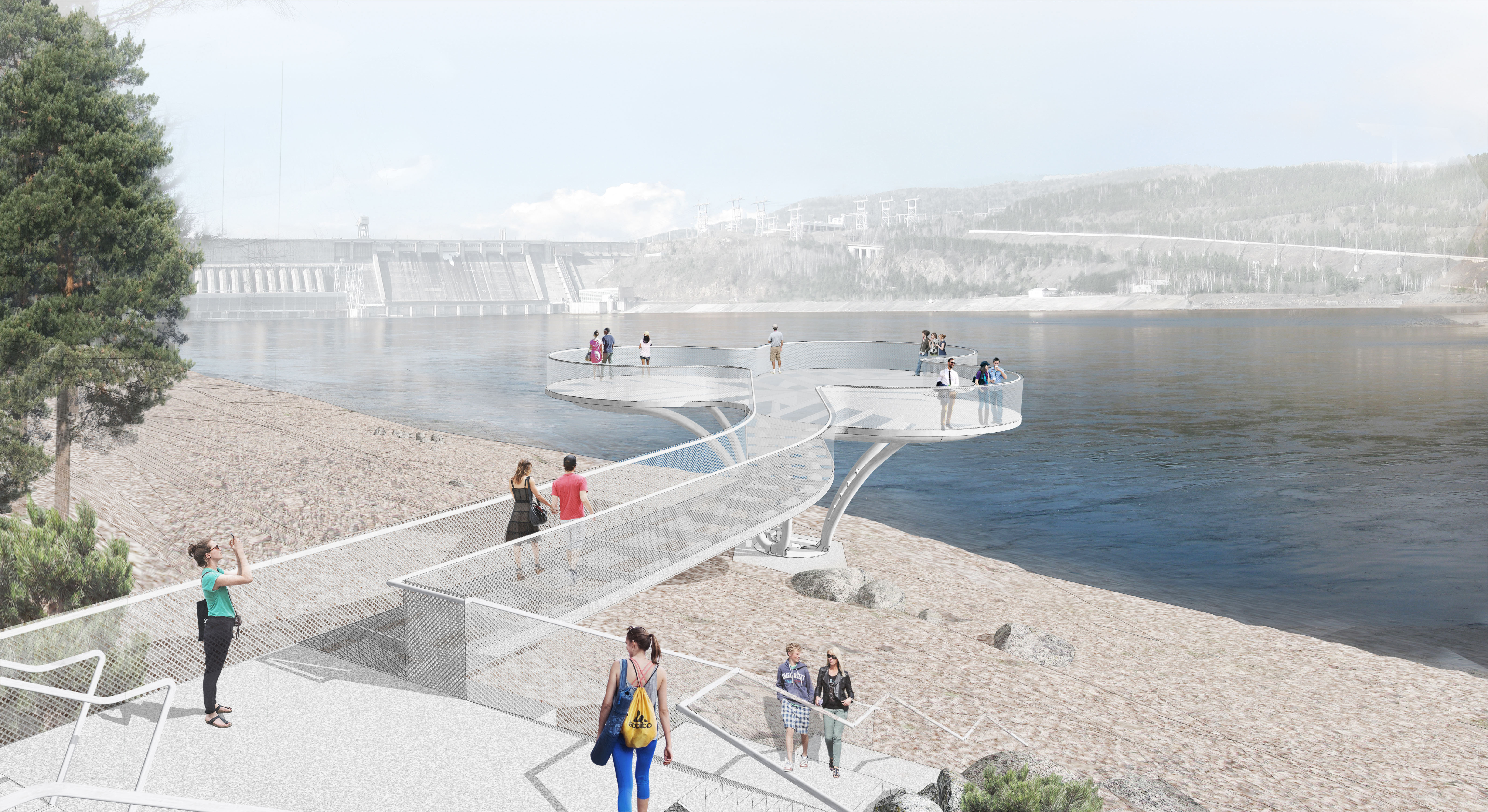VIEWING PLATFORM NEAR KRASNOYARSK DAM / Version 2 by OOO ADM (OOO ...