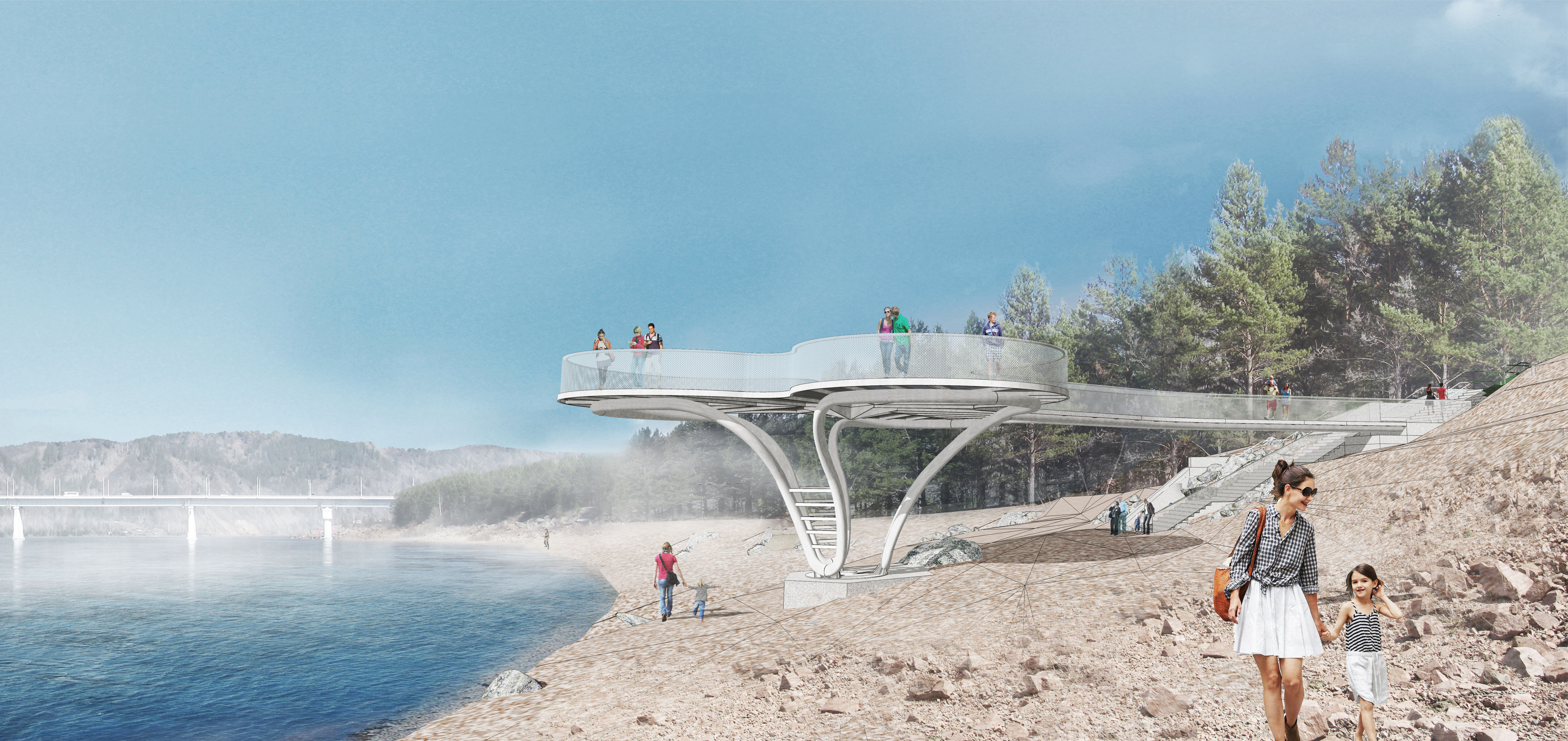 VIEWING PLATFORM NEAR KRASNOYARSK DAM / Version 2 by OOO ADM (OOO ...