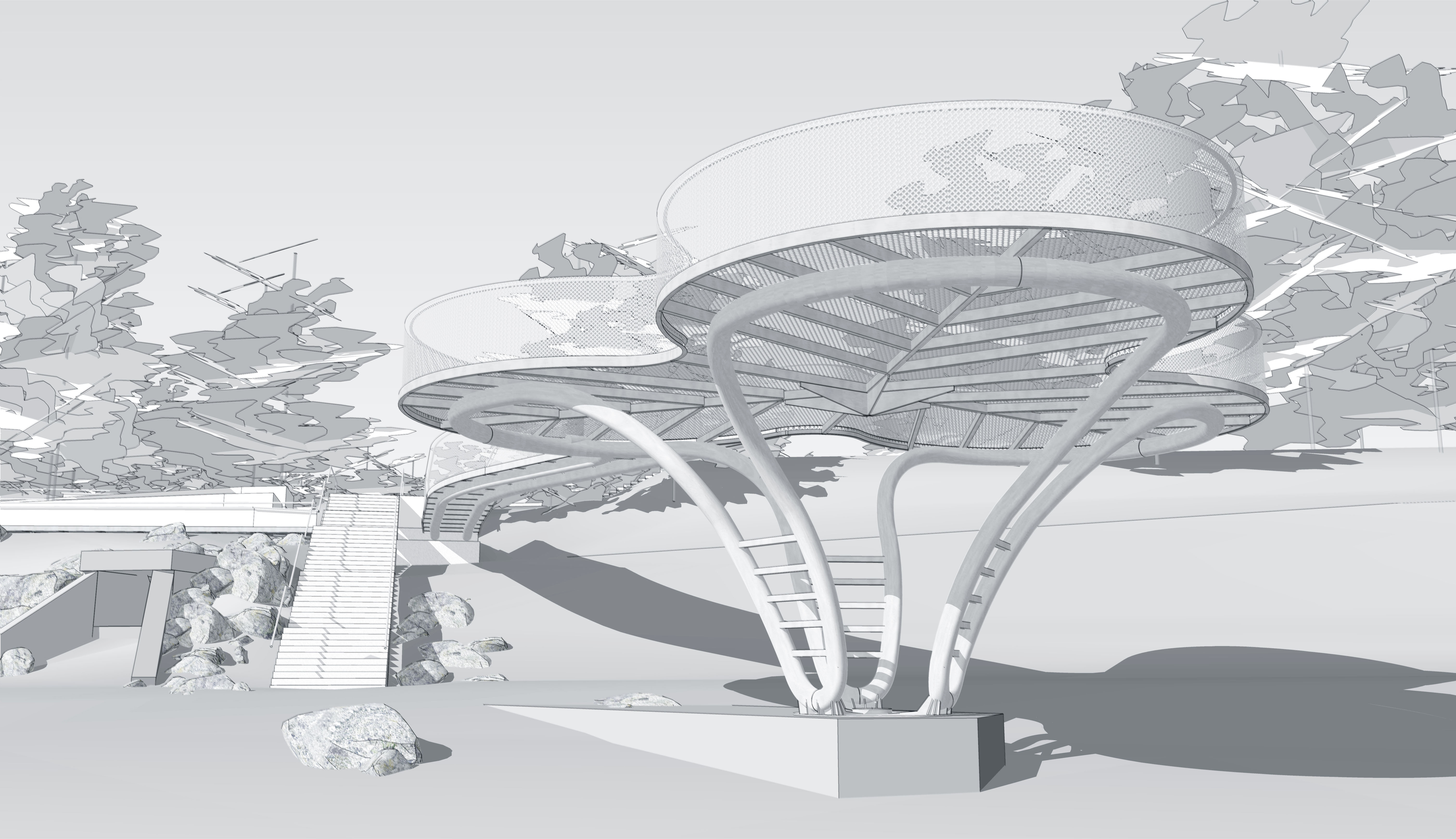 VIEWING PLATFORM NEAR KRASNOYARSK DAM / Version 2 by OOO ADM (OOO ...