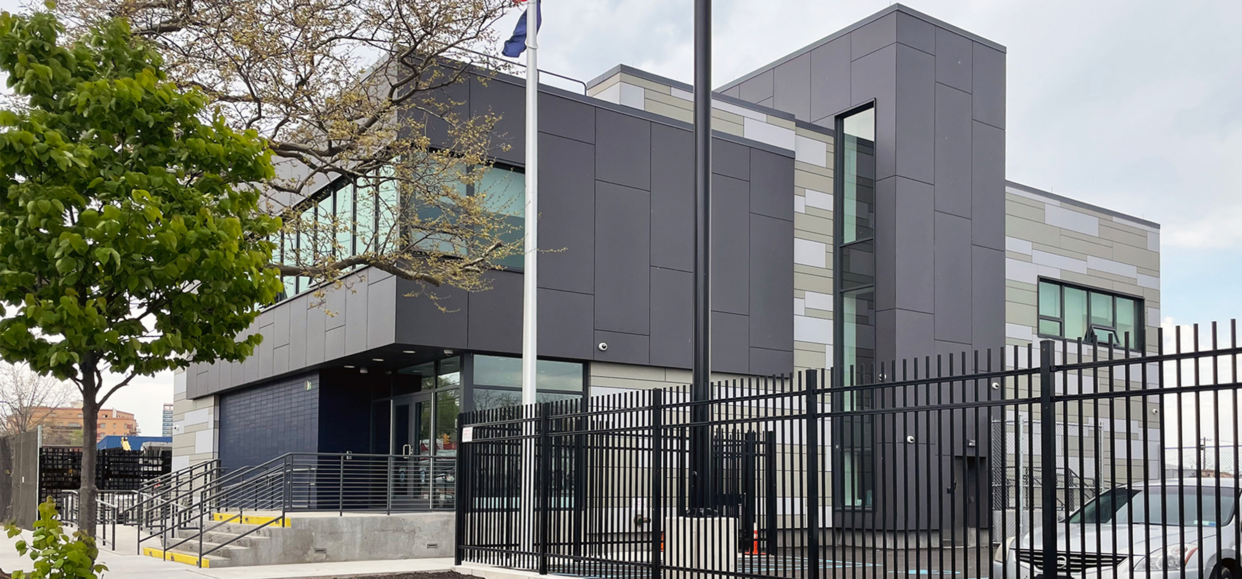 MTA District 9 Police Facility by di Domenico + Partners, LLP - Architizer