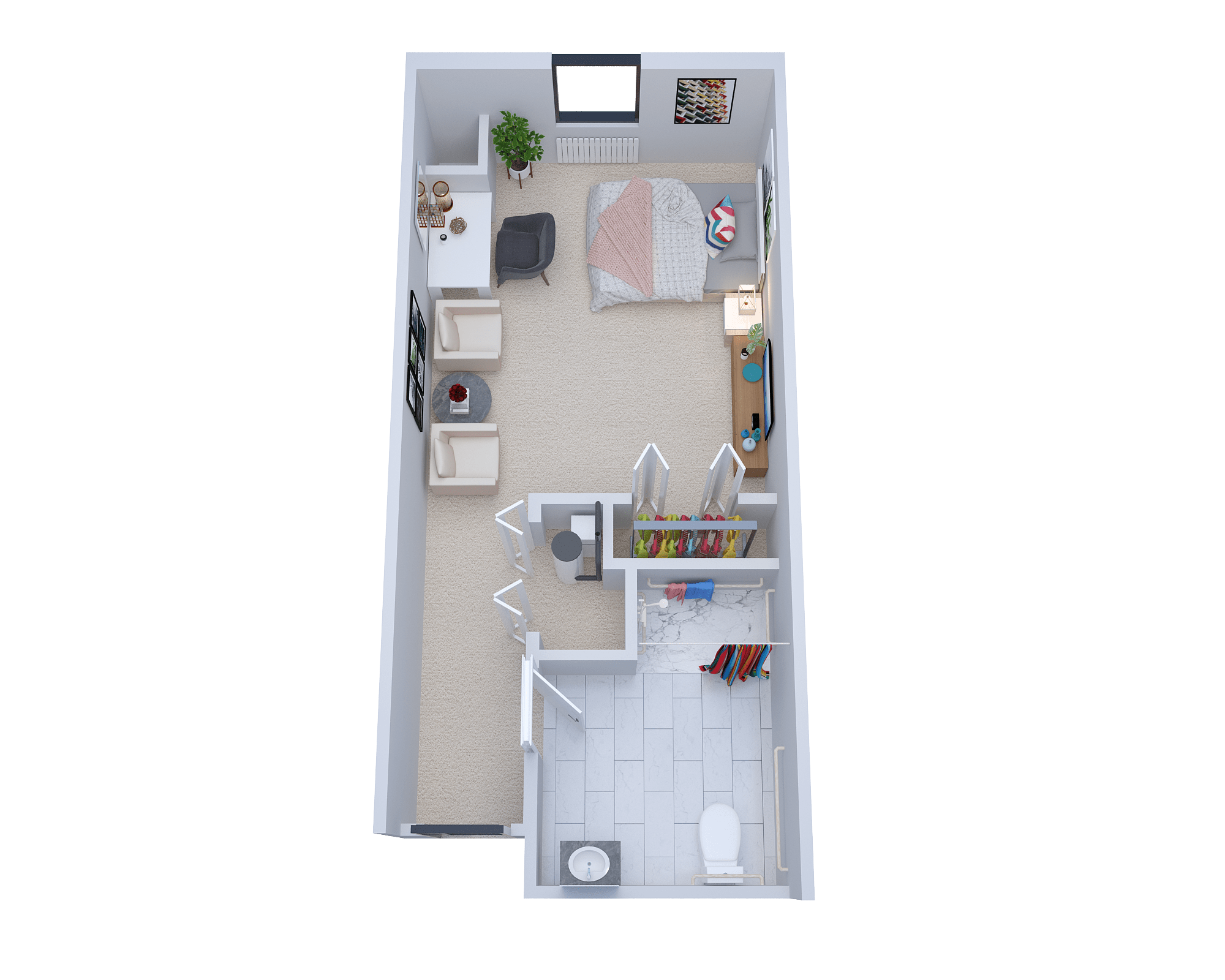 Top-View Perspective 3D Floor Plans by The 2D3D Floor Plan Company ...