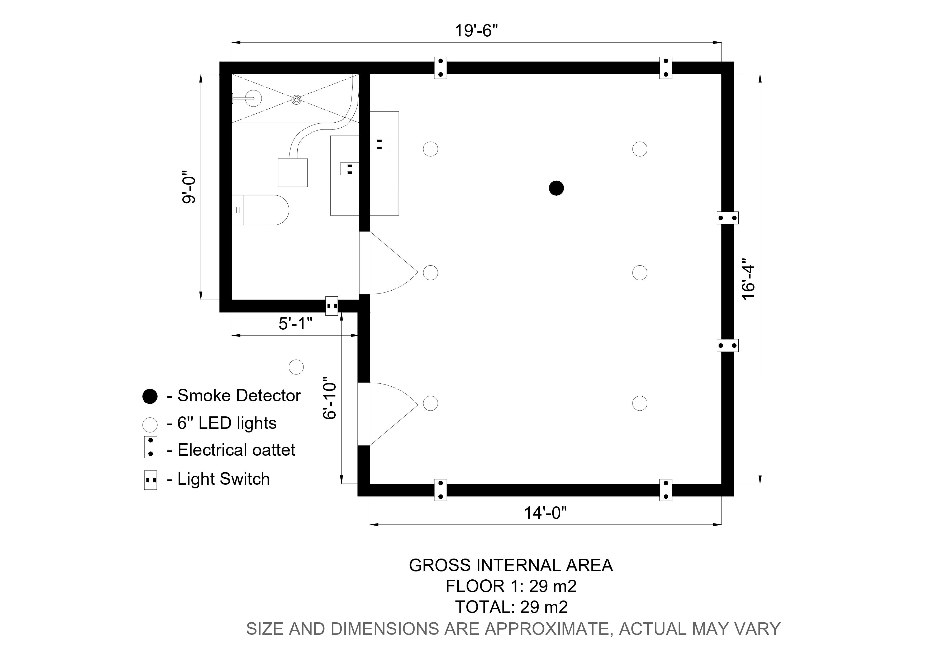 Basement Remodel 2D Floor Plan by The 2D3D Floor Plan Company - Architizer