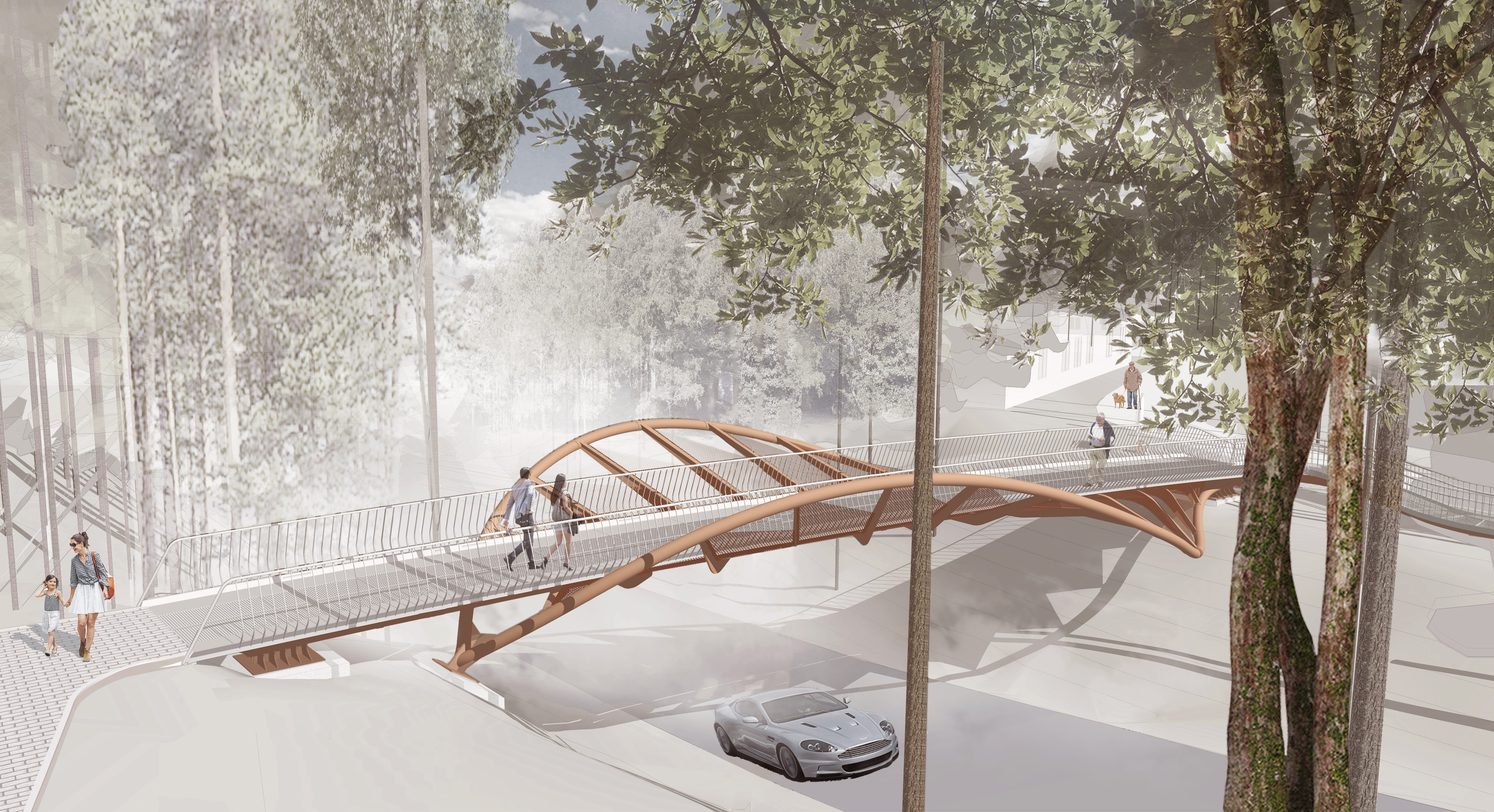 LEAF - BRIDGE CONCEPT by OOO ADM (OOO Architecture Design Modeling ...